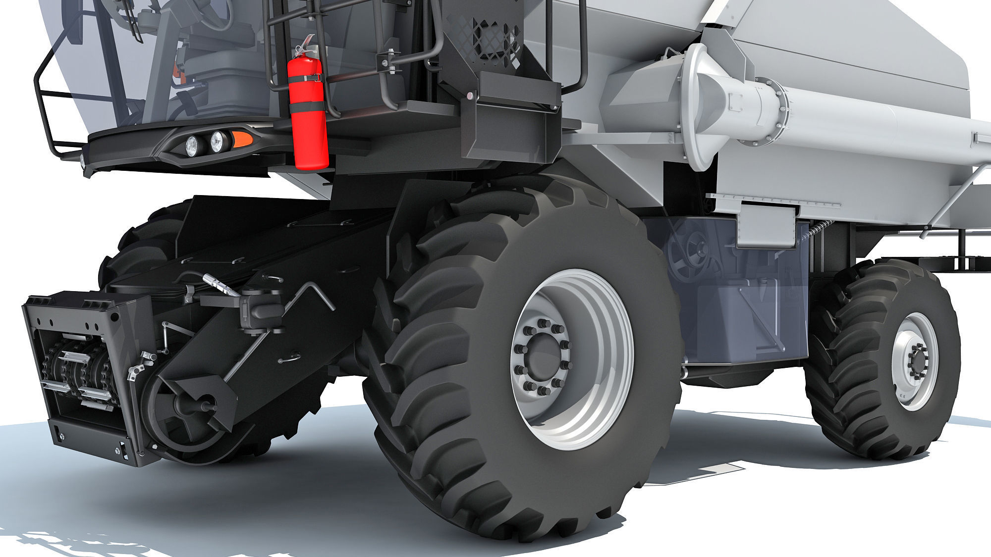 Combine Harvester 3D model | CGTrader