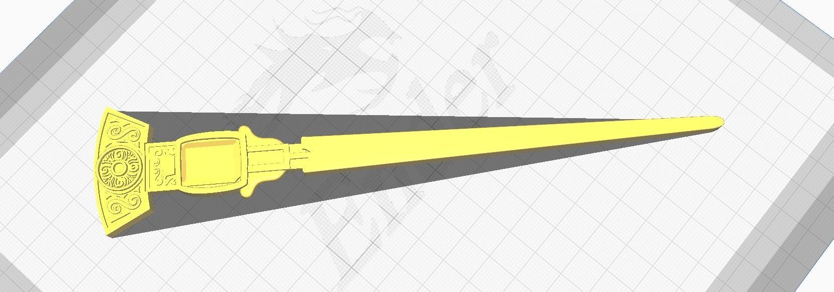 Netflix The Witcher Geralt Renfry Brooch and Pin 3D model 3D printable ...