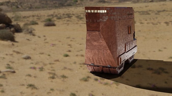 star wars sandcrawler 3D model | CGTrader