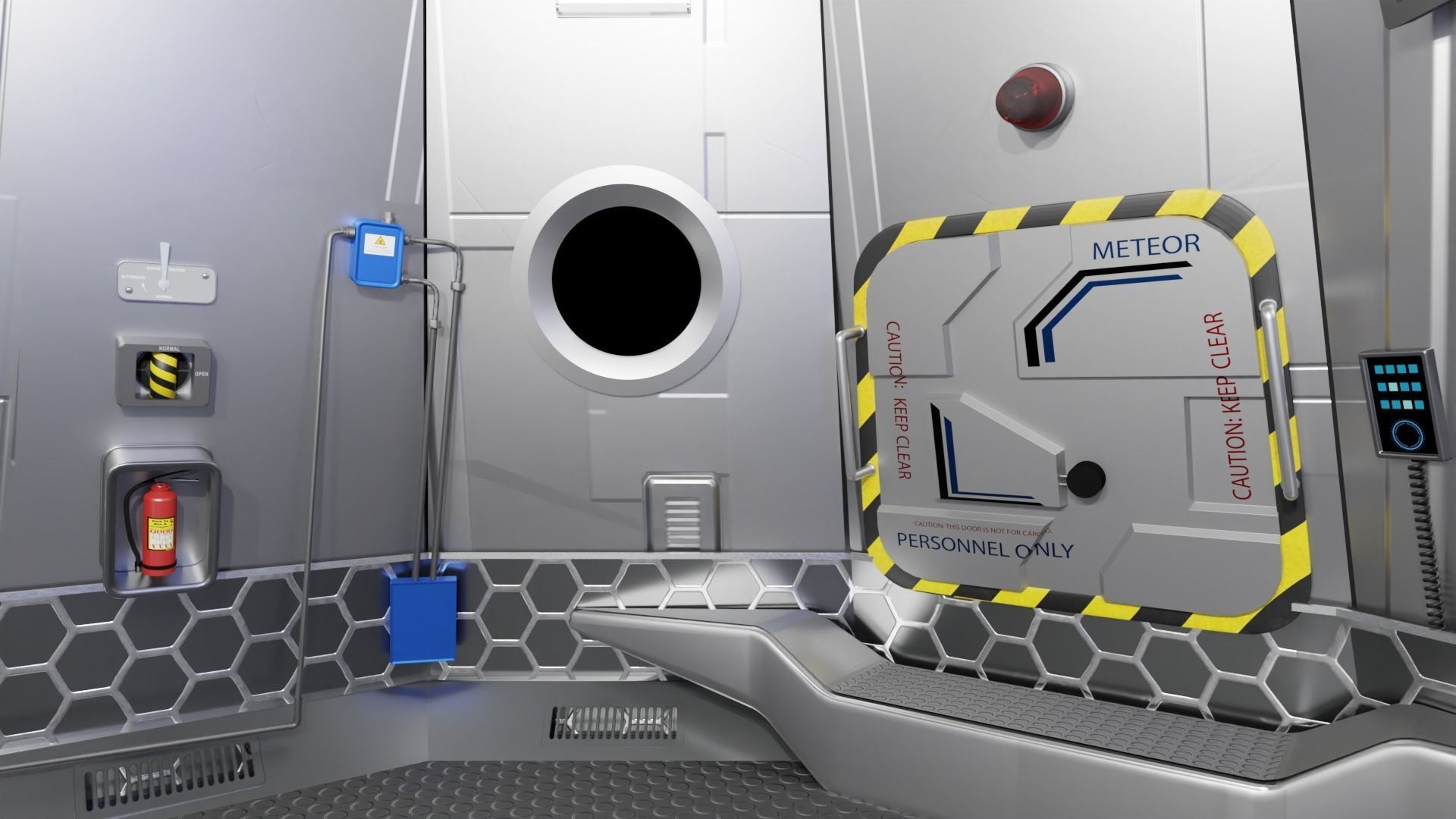 Sci-fi Space Pod 3D model | CGTrader