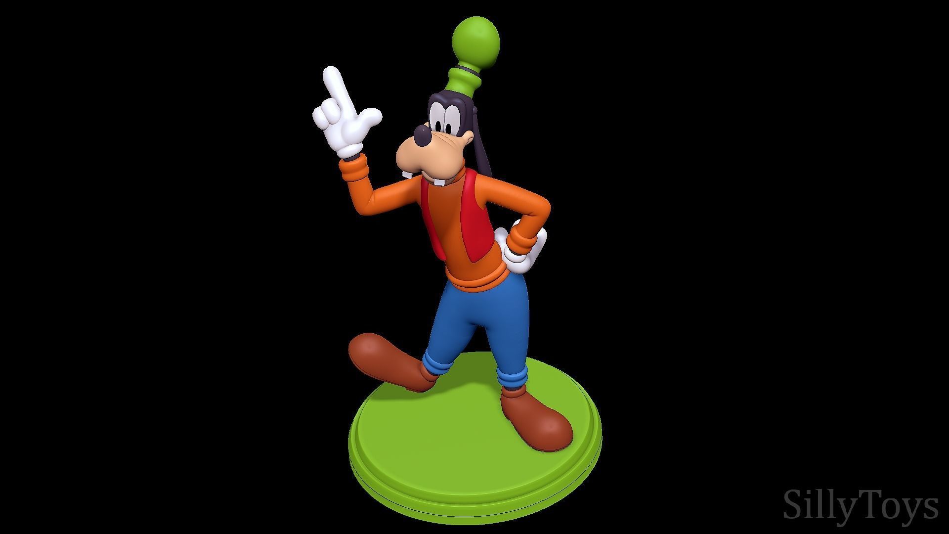 Goofy 3D model 3D printable | CGTrader