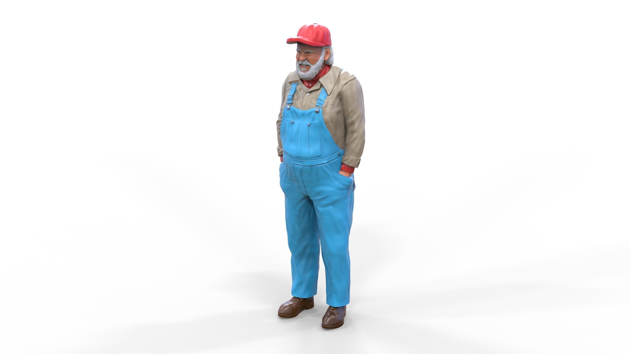 N4 Uncle Jesse Dukes of Hazzard 3D model 3D printable | CGTrader
