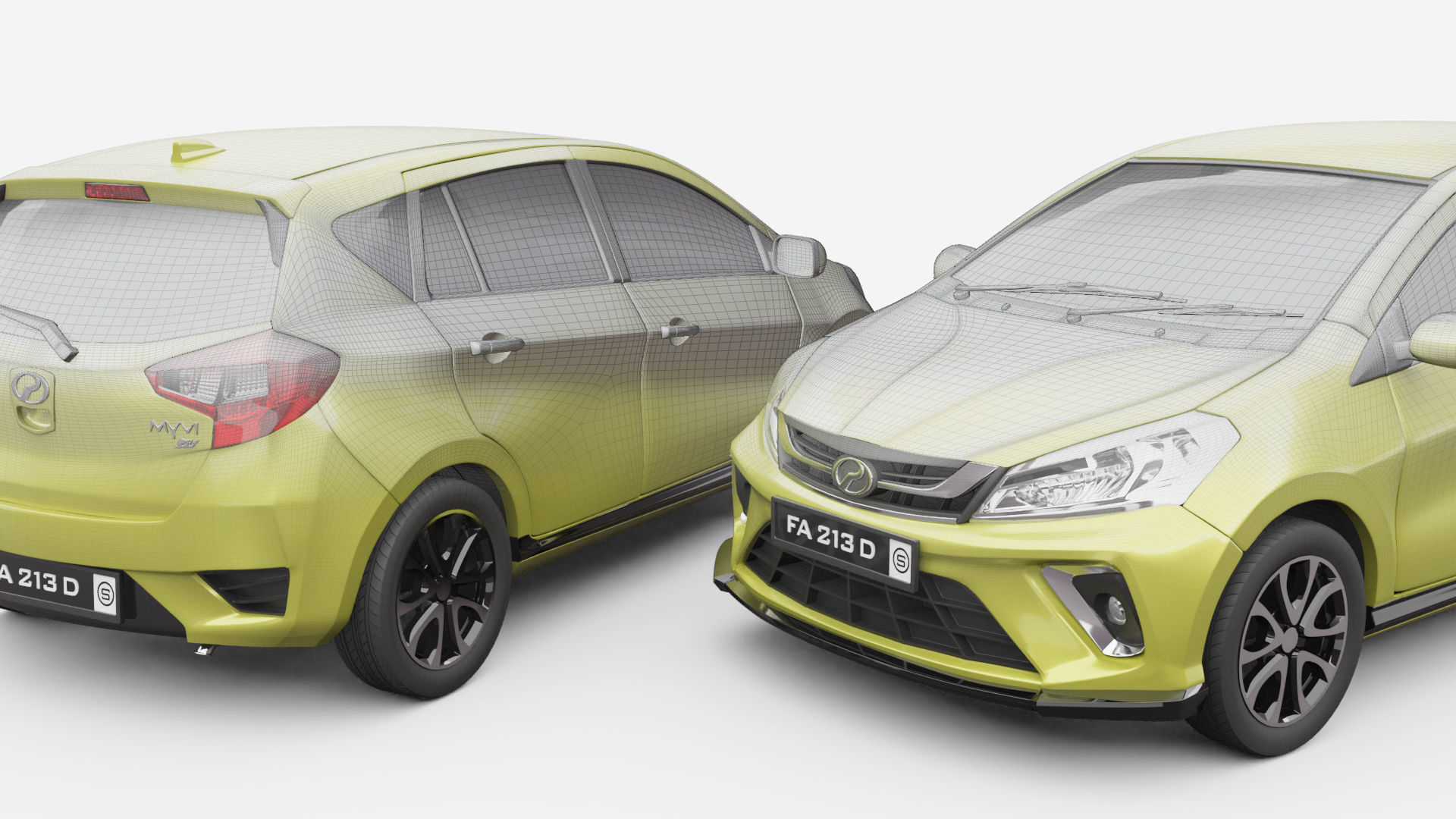 Perodua Myvi G3 3D model | CGTrader