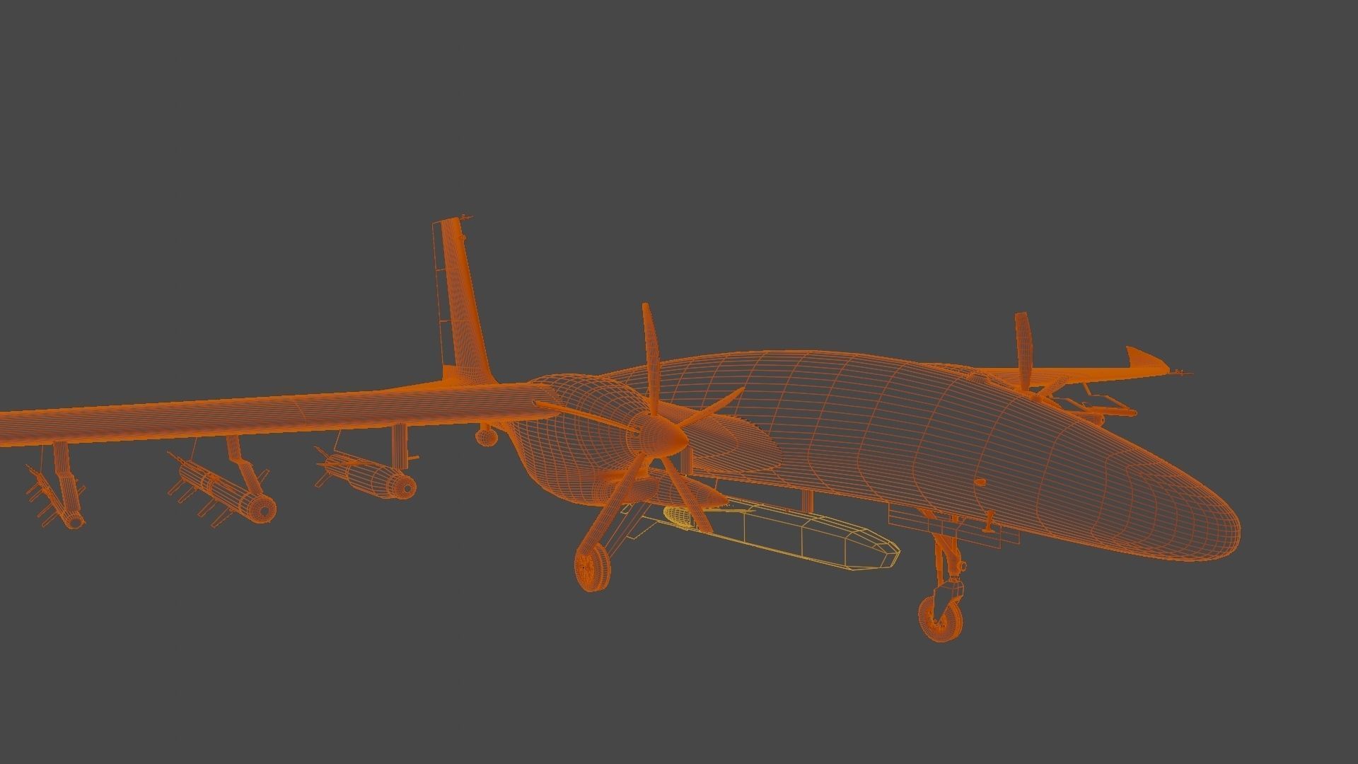 3D model AKINCI UAV VR / AR / low-poly | CGTrader