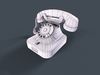 3D model Old Retro Phone v1 VR / AR / low-poly | CGTrader