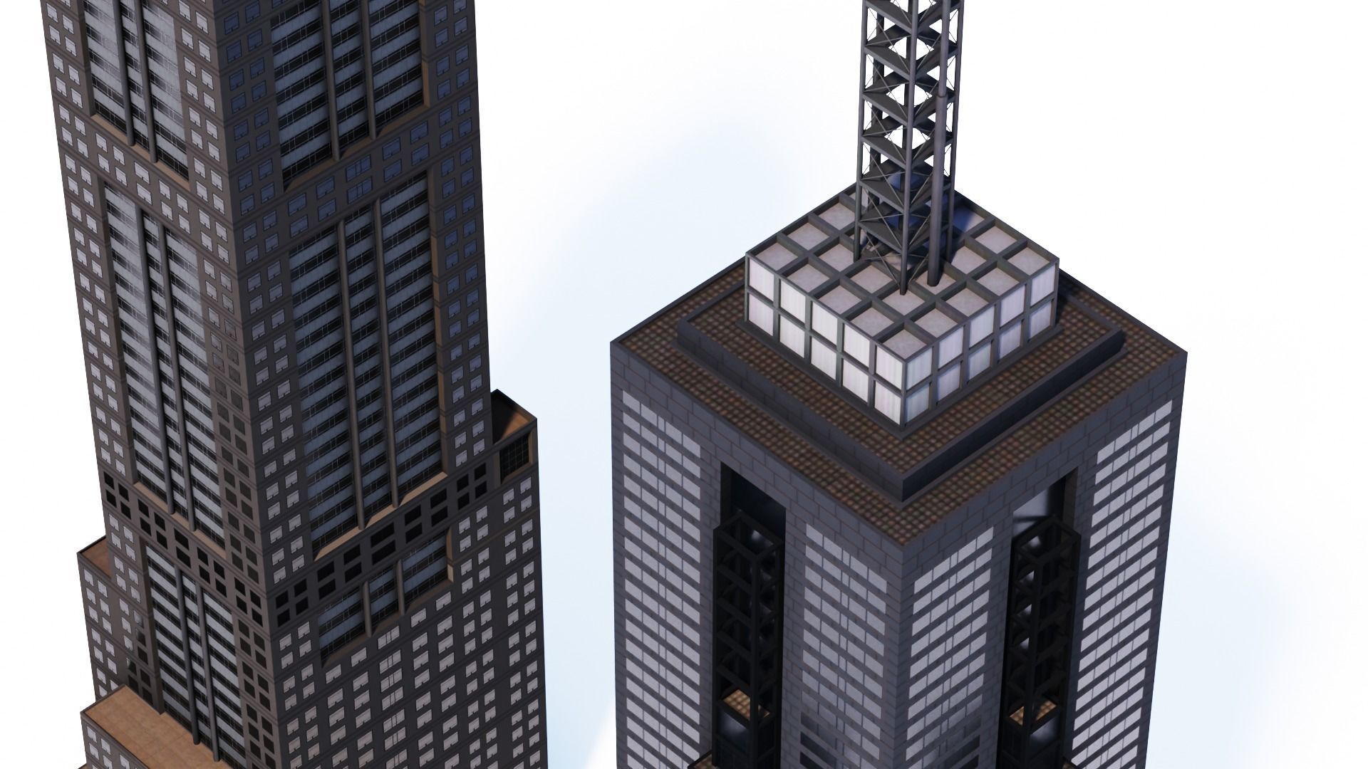 120 and 101 Collins St Buildings 3D Model Collection | CGTrader