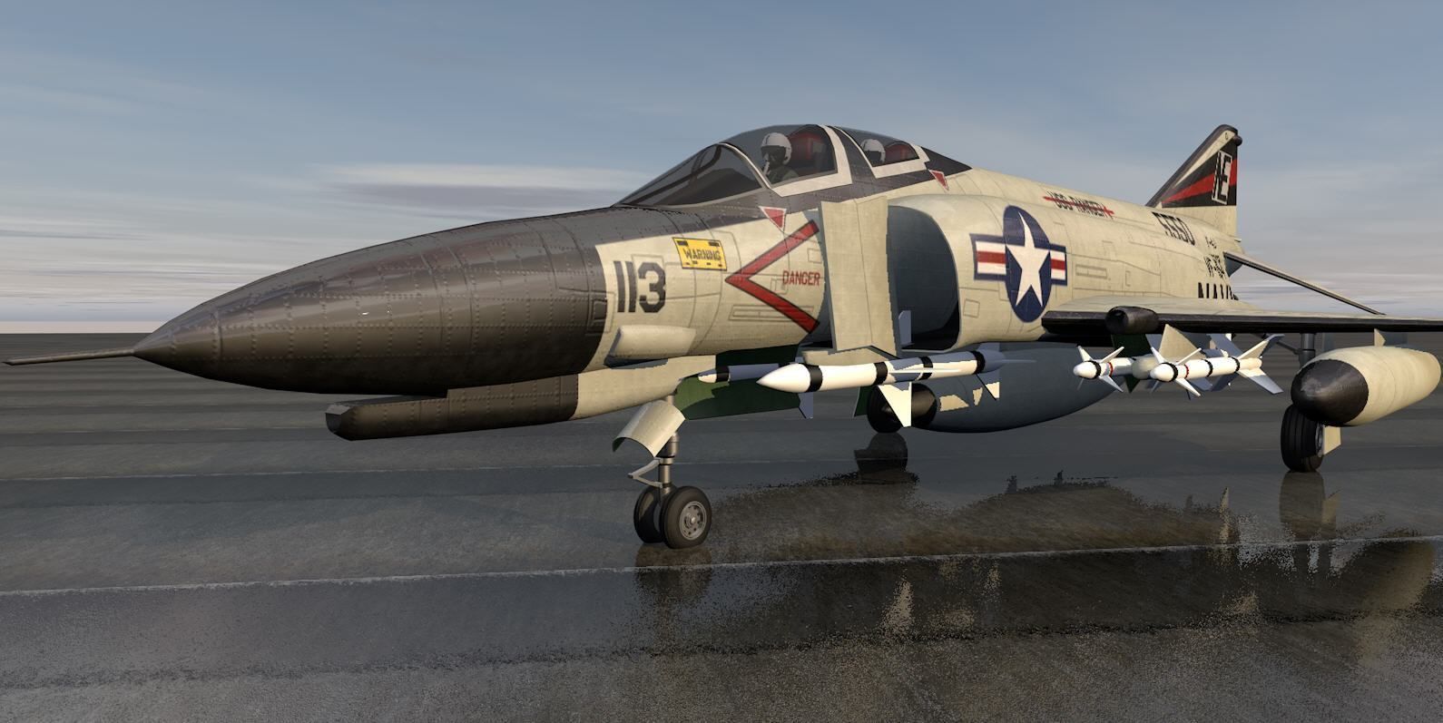 McDonnell Douglas F-4E Phantom 3D model | CGTrader