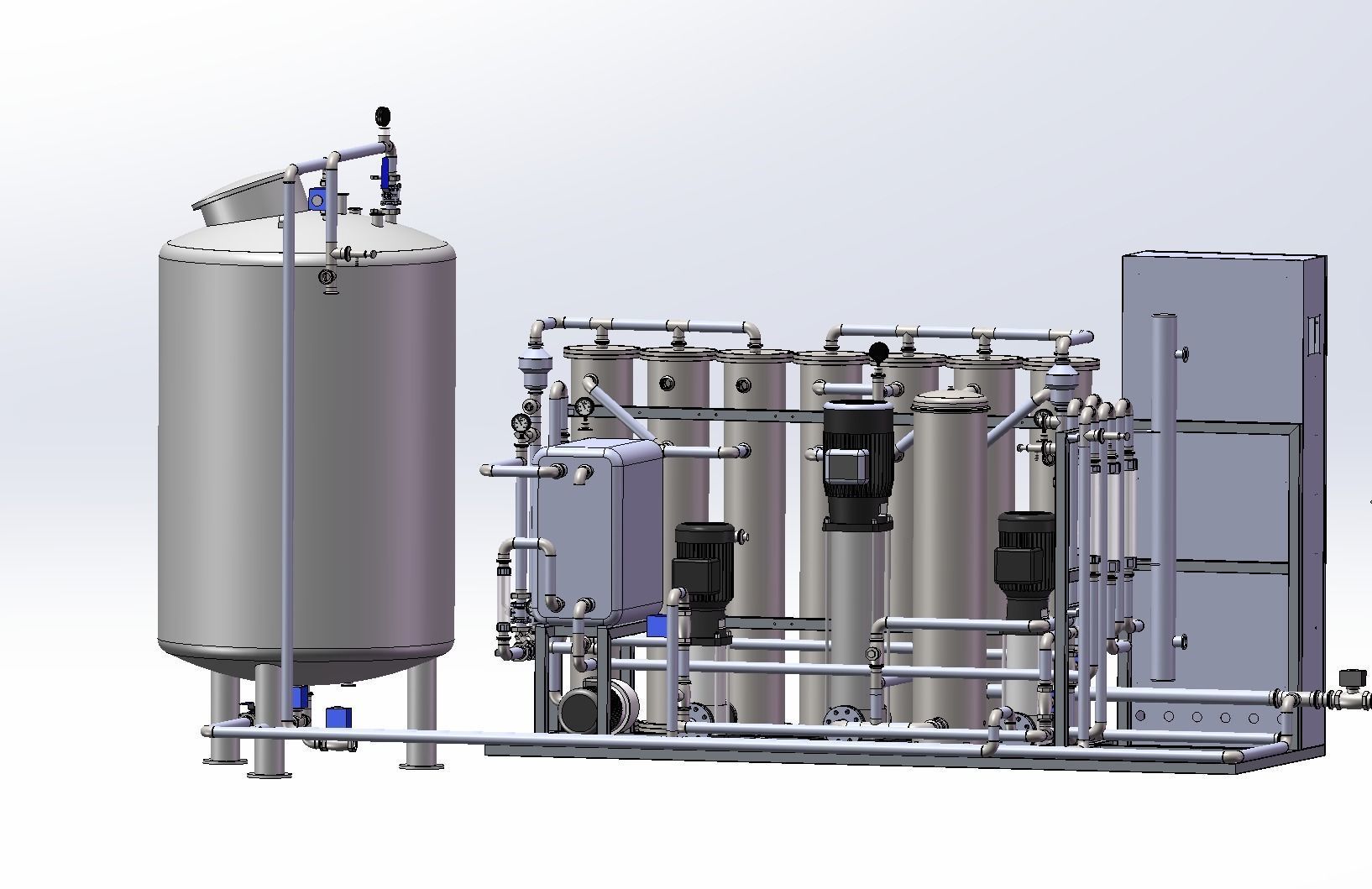 Water treating equipment 3D model | CGTrader