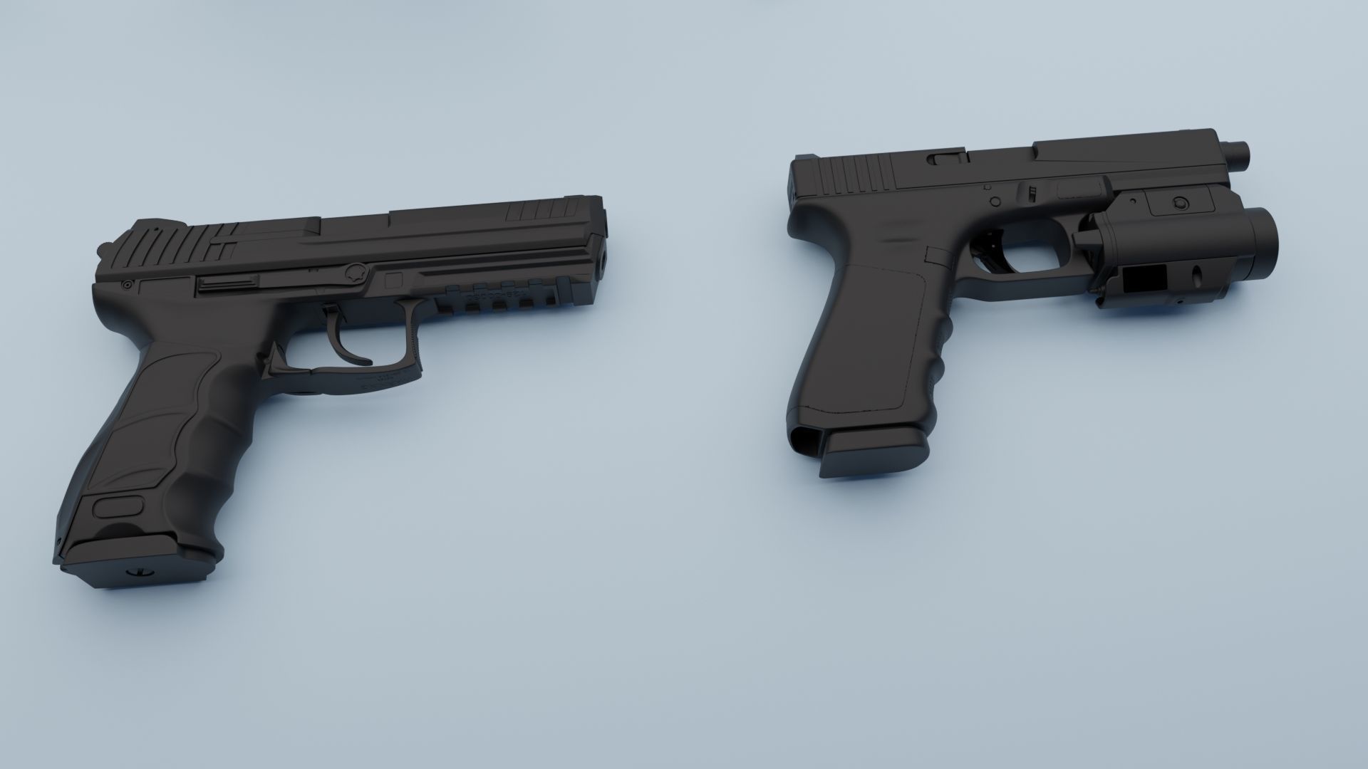 3D Gun Kitbash Game Ready Vol 02 3D model | CGTrader