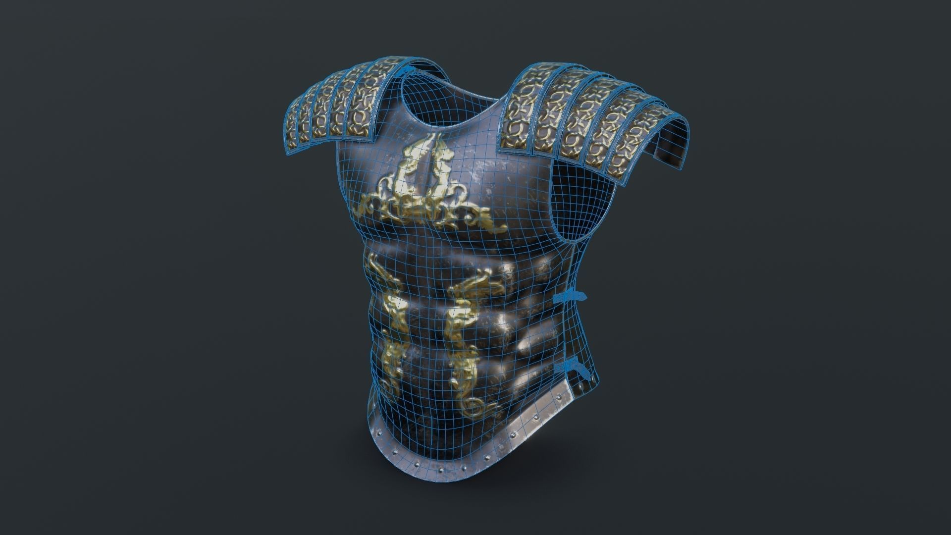 3D model Lorica musculata VR / AR / low-poly | CGTrader