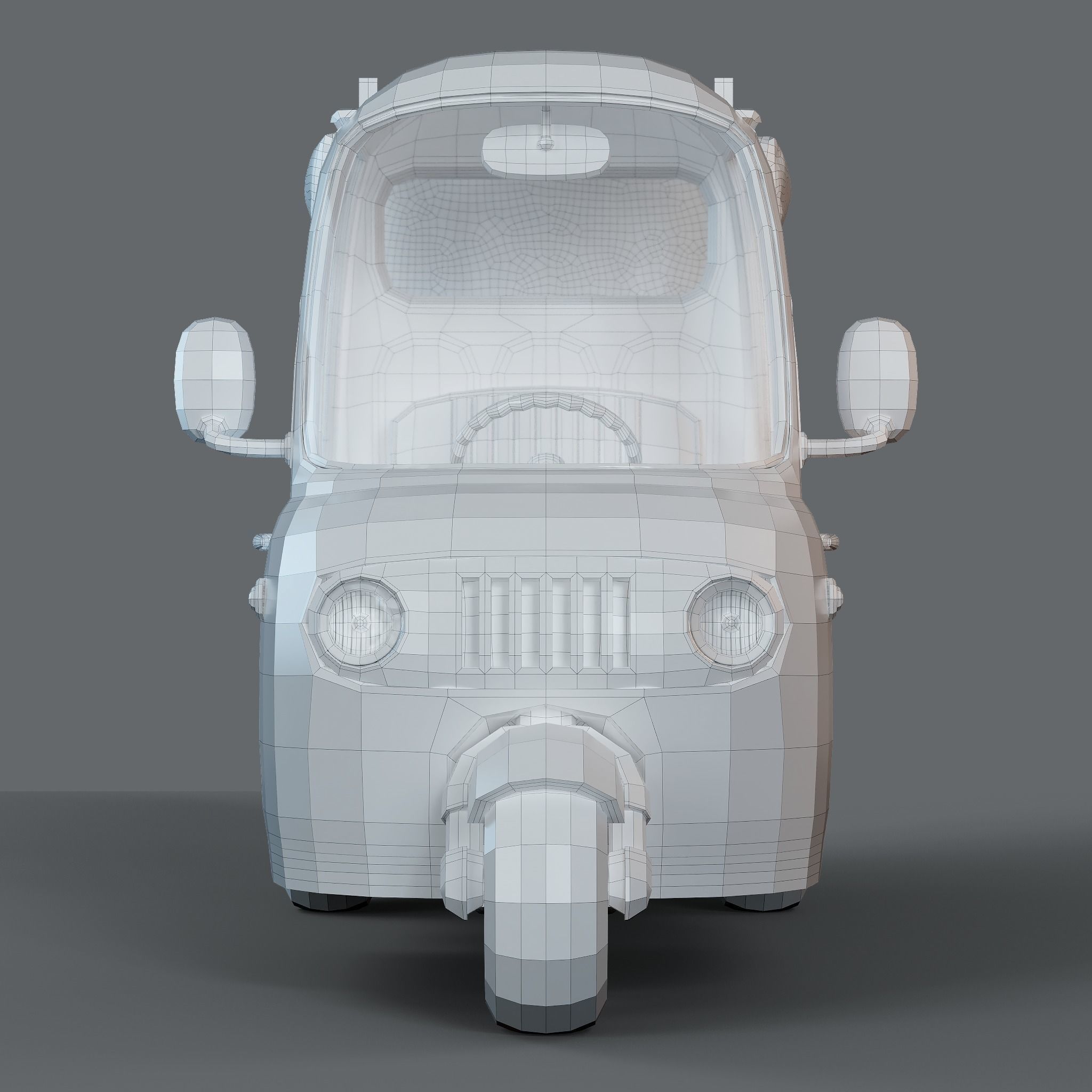 Cartoon Three Wheeler 3D model | CGTrader
