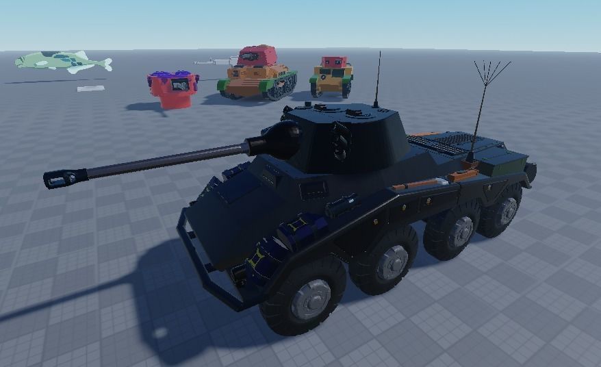 Sdkfz 234 Armoured Car Tank 3D model | CGTrader