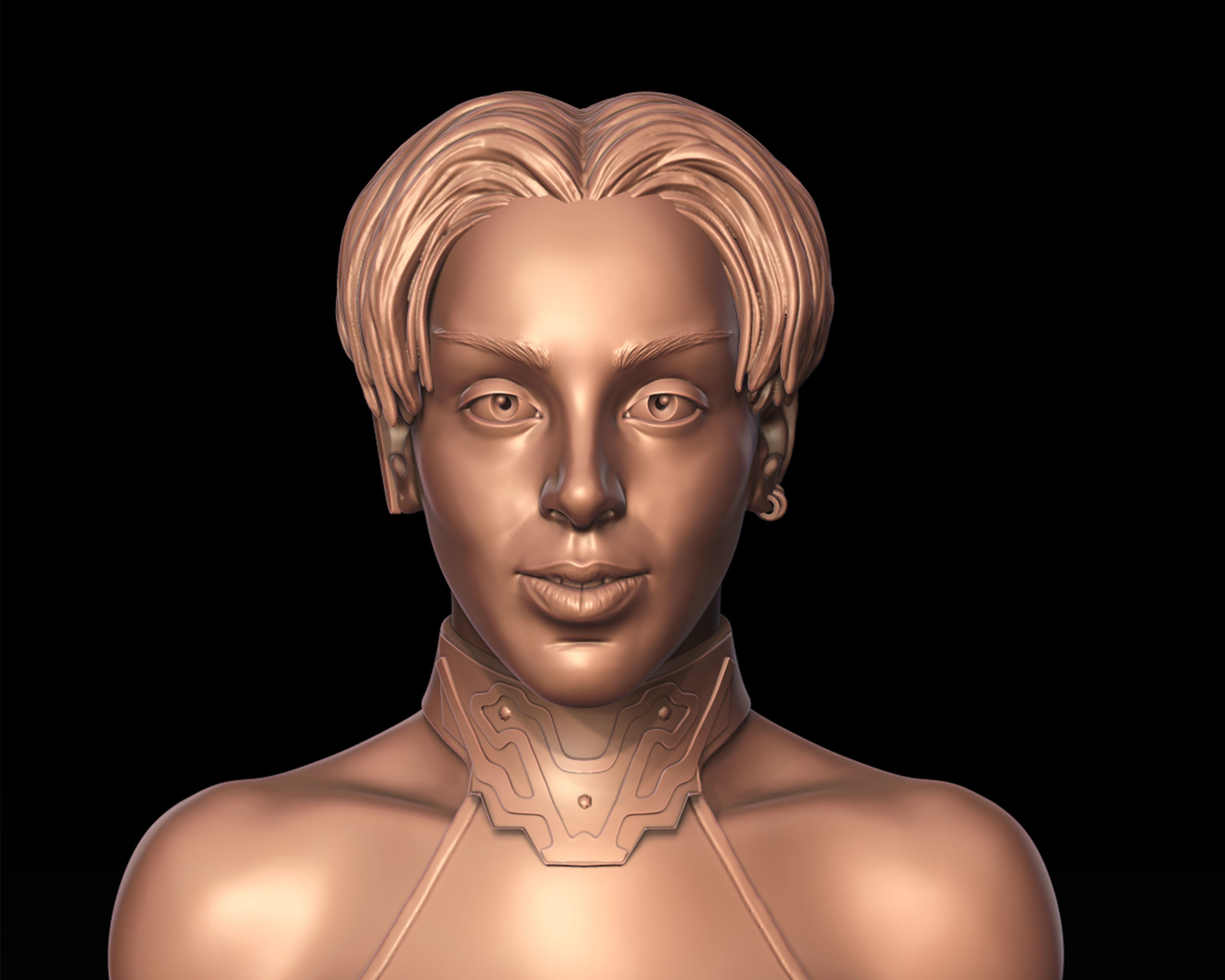 Doja Cat Bust 3D model 3D printable | CGTrader