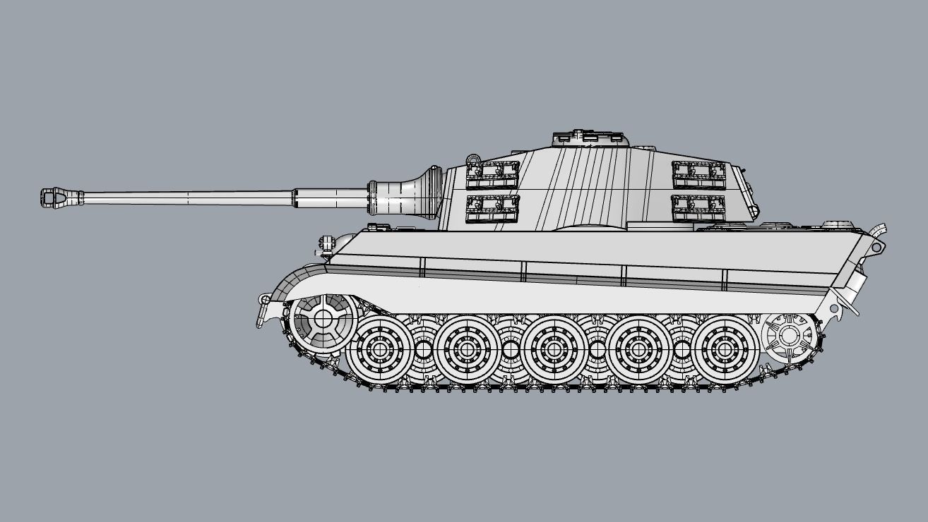 Panzer Tiger II 3D model | CGTrader