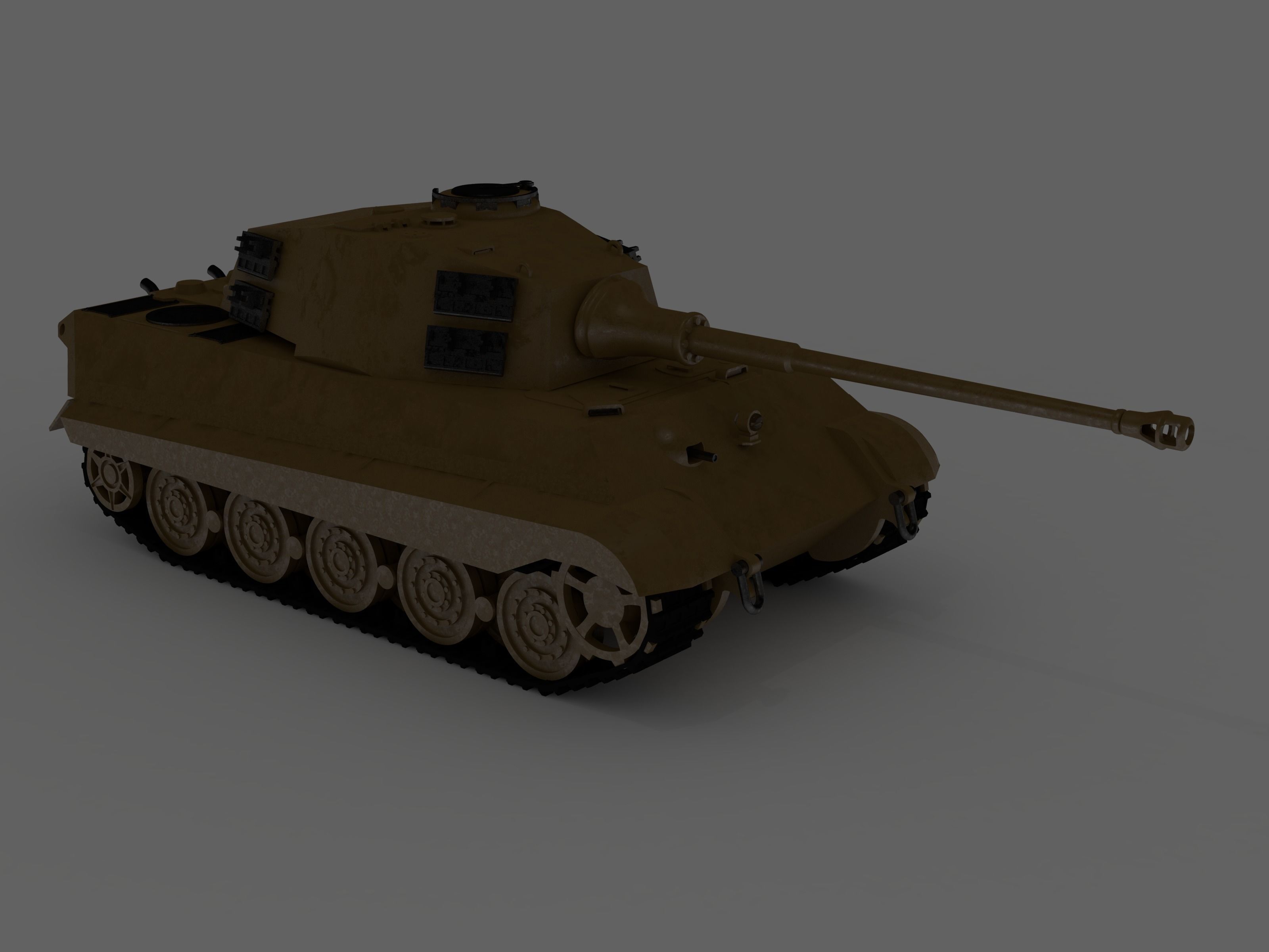 Panzer Tiger II 3D model | CGTrader