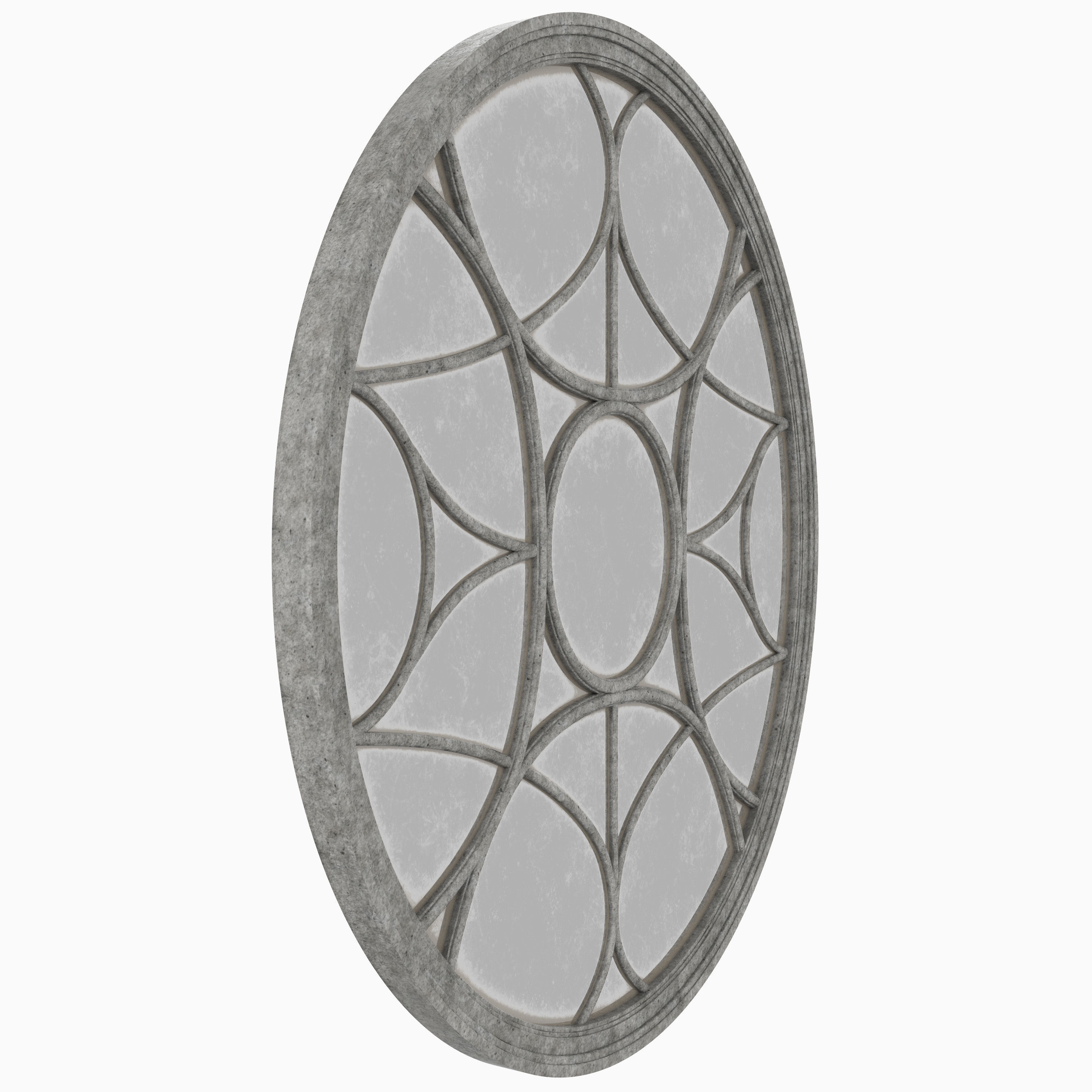 Castle window round 3D model | CGTrader