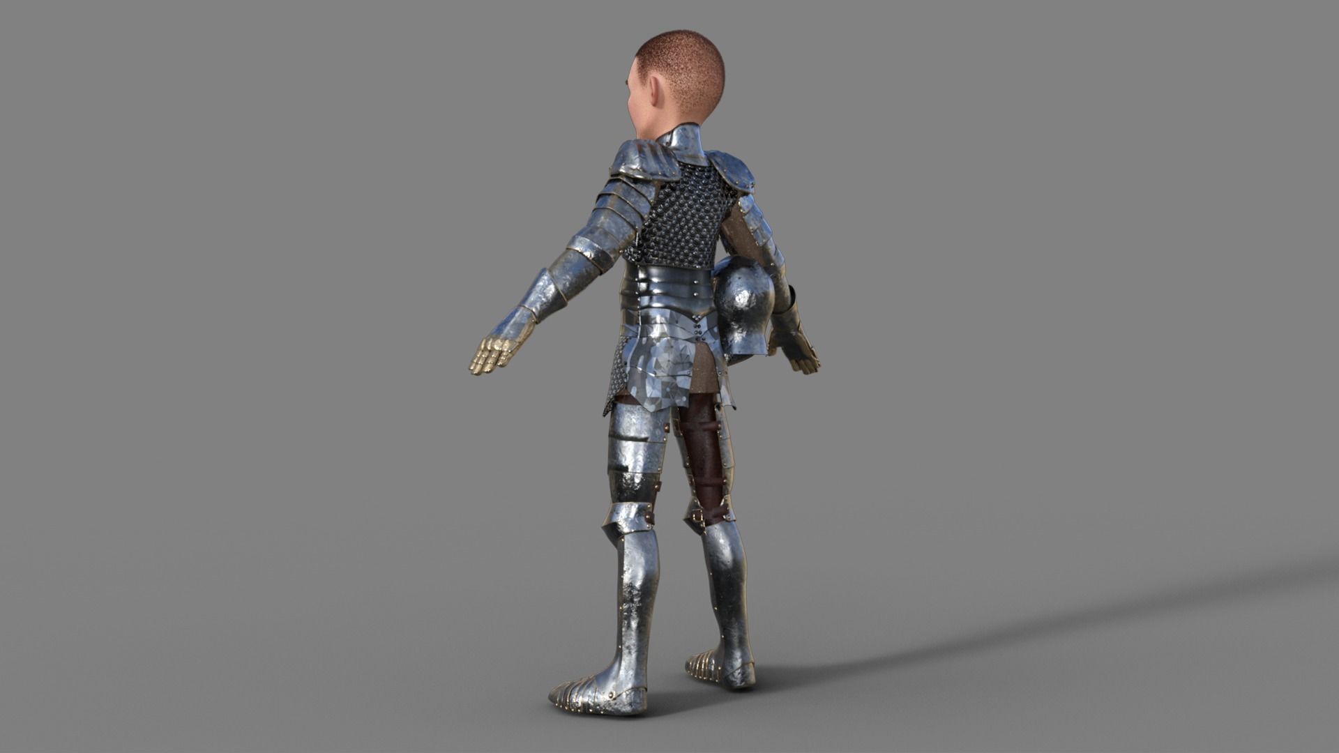 3D Cartoon Warrior Man 3D model | CGTrader