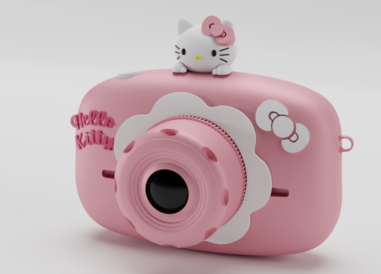 Hello Kitty Camera Model 3D model | CGTrader