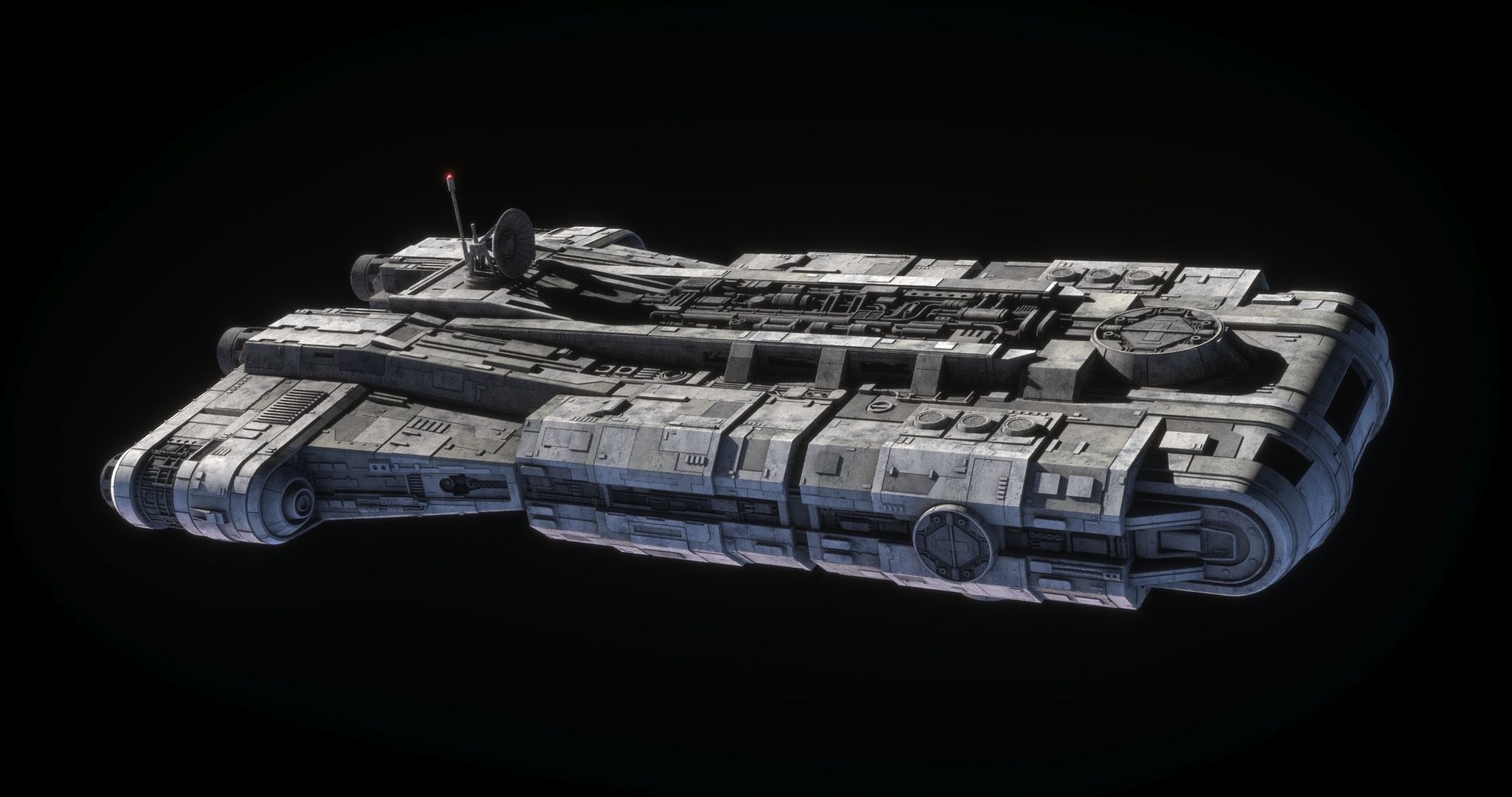 Roken rebel ship - Star Wars Kenobi 3D model rigged | CGTrader