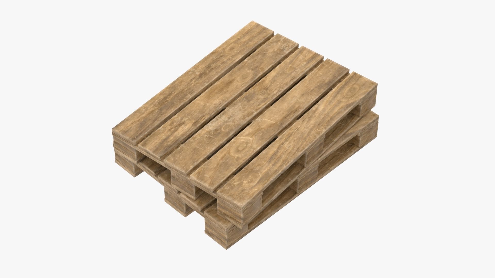 3D model 4K textures Shelves Pallet Rack Low-poly VR / AR / low-poly ...