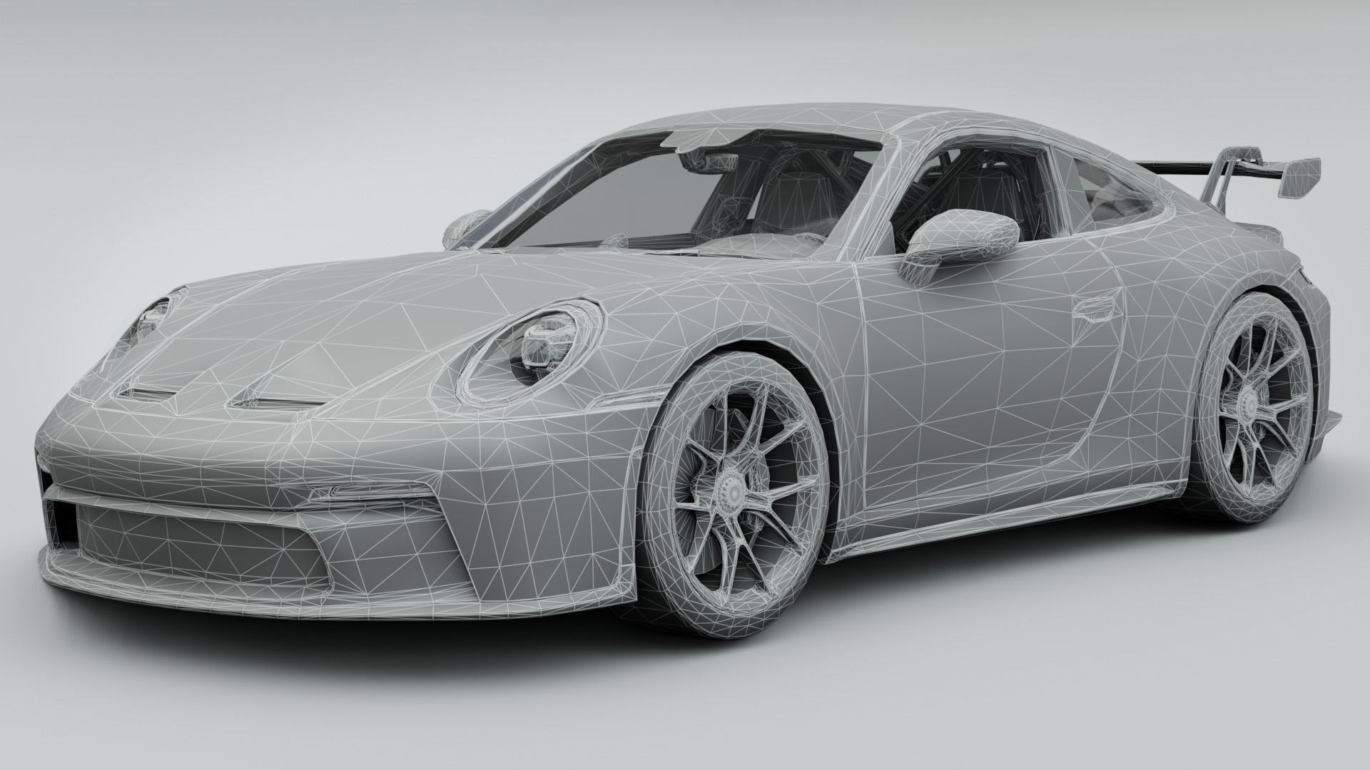 Porsche 911 GT3 992 3D model | CGTrader