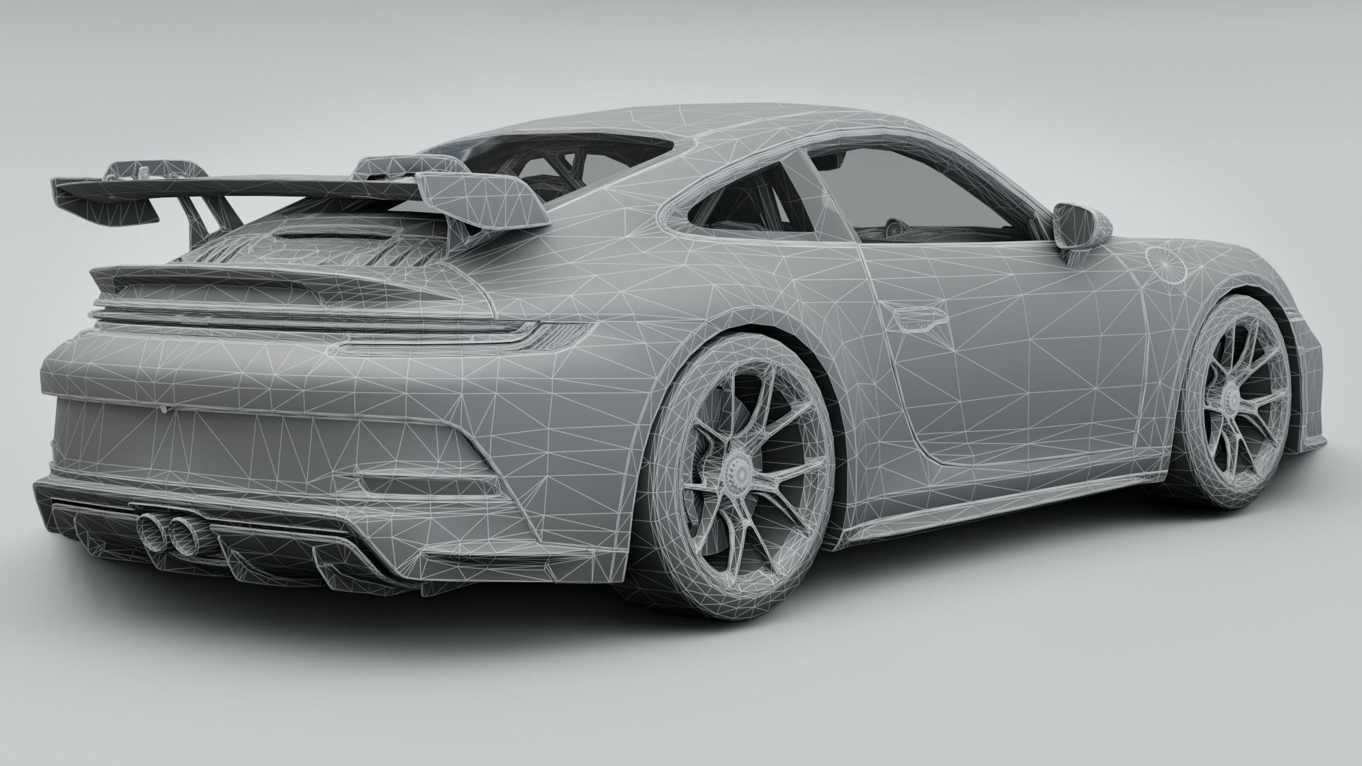 Porsche 911 GT3 992 3D model | CGTrader