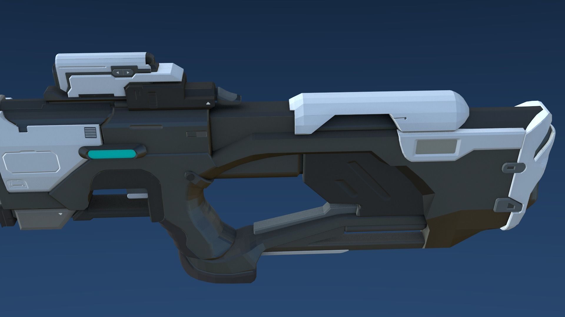 3D model Plasma Assault Rifle VR / AR / low-poly | CGTrader