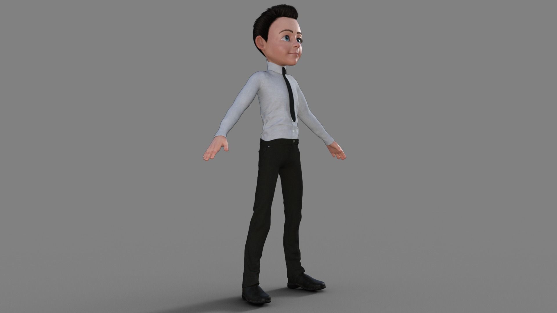 Cartoon Businessman 3D Model 3D model | CGTrader
