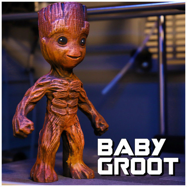 Baby-Groot 3D model 3D printable | CGTrader