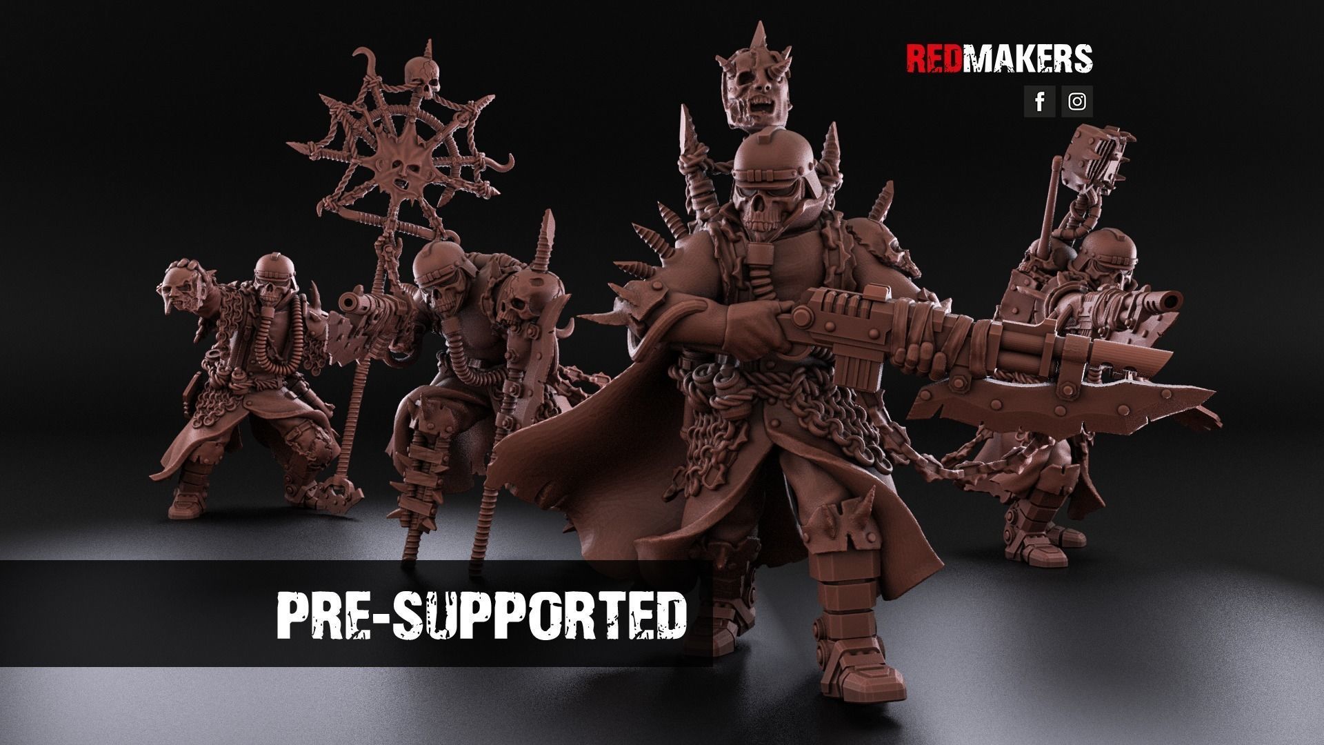Renegade Death Division - Command Squad - Heretics 3D model 3D ...