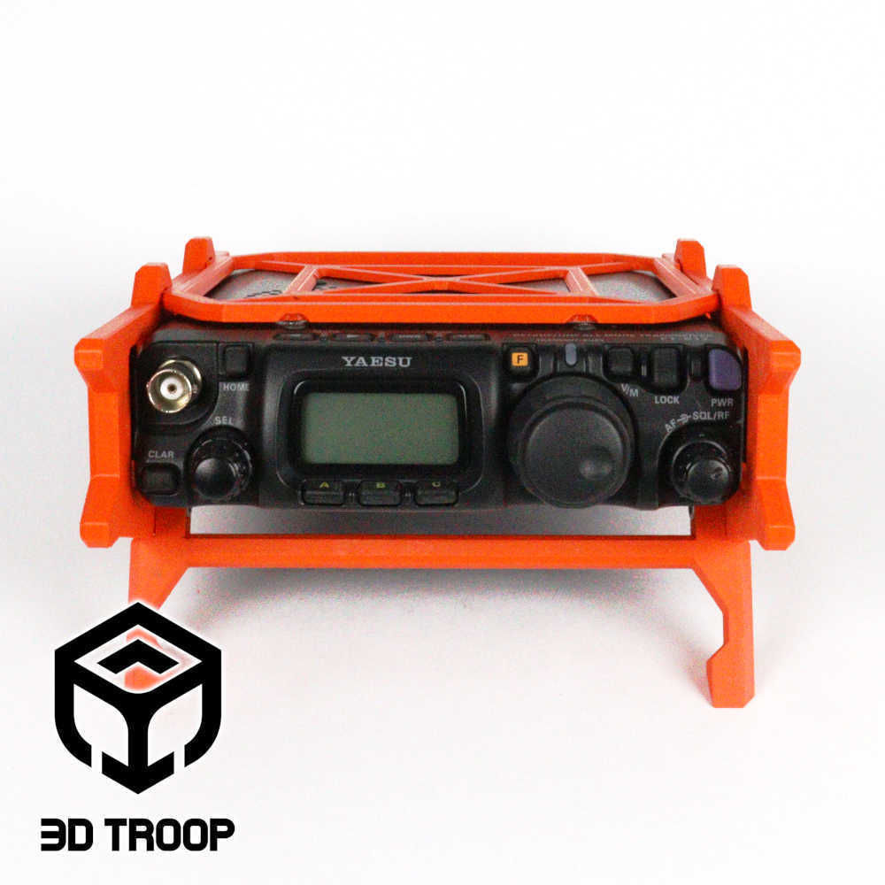 TRANSCEIVER FT-817 FT-818 PROTECTION FRAME 3D model 3D printable | CGTrader