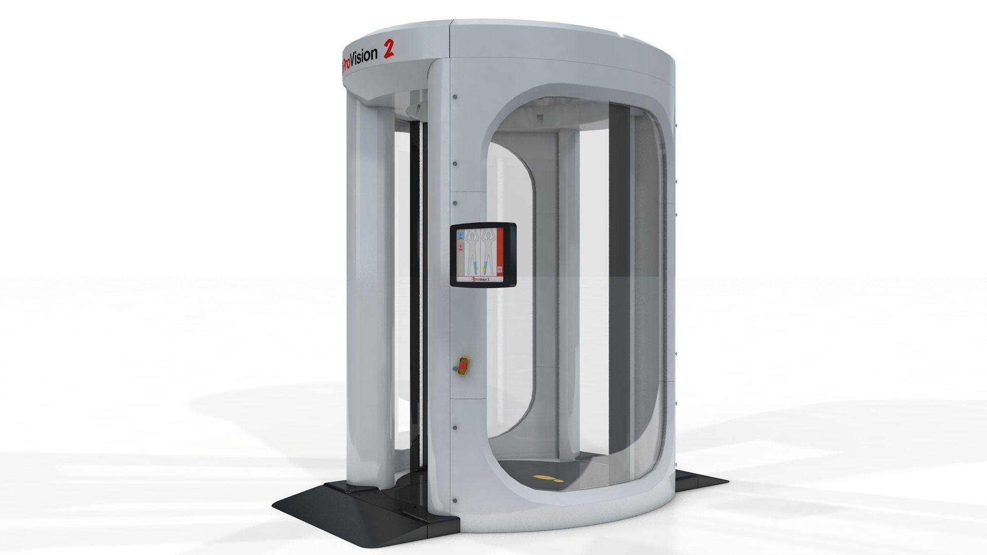 Airport Security Body Scanner Provision 3D model rigged | CGTrader