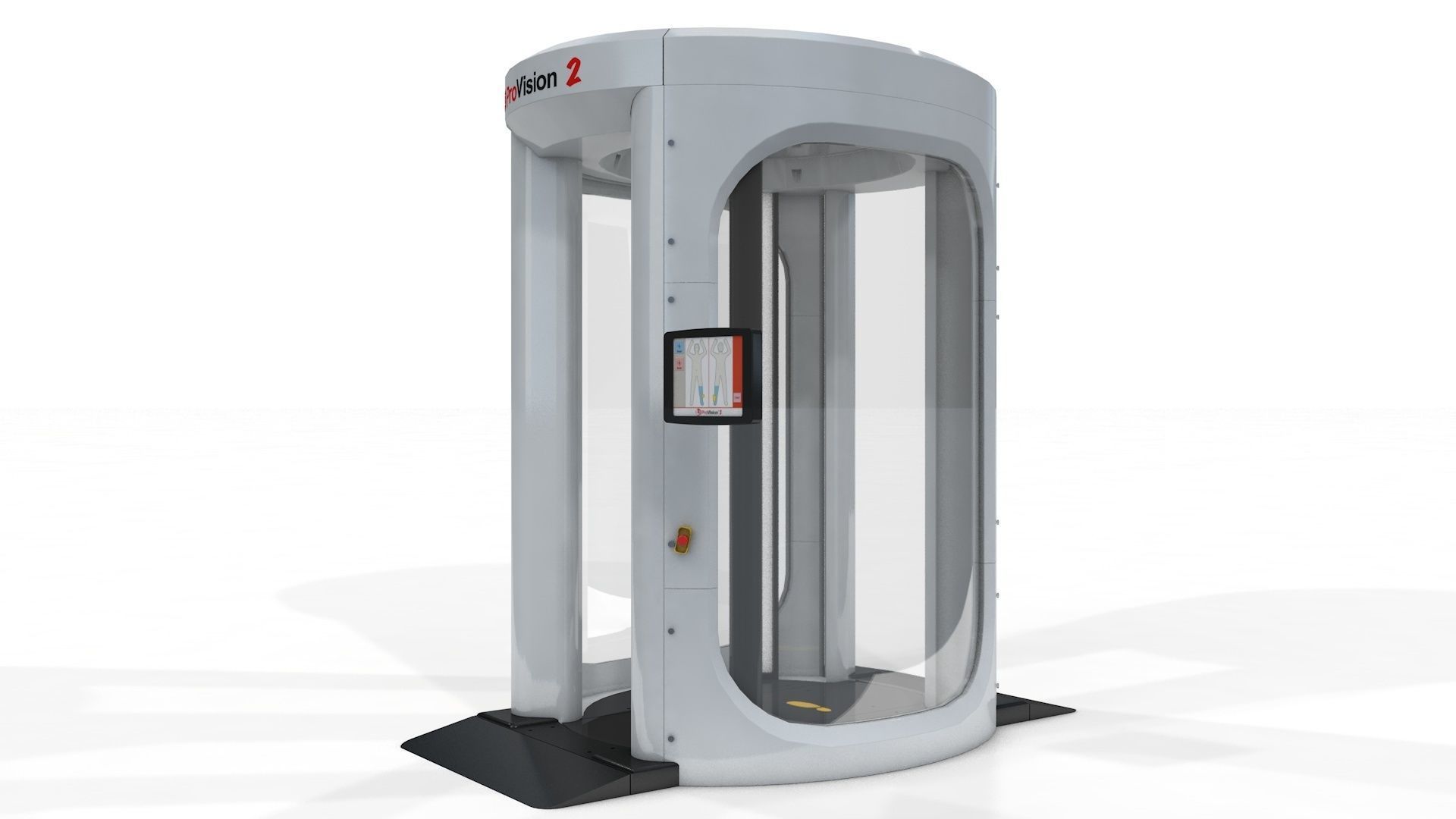Airport Security Body Scanner Provision 3D model rigged | CGTrader