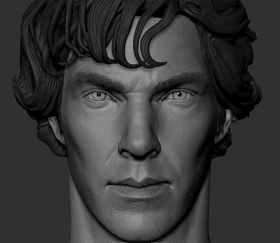 3D model Sherlock Head VR / AR / low-poly | CGTrader