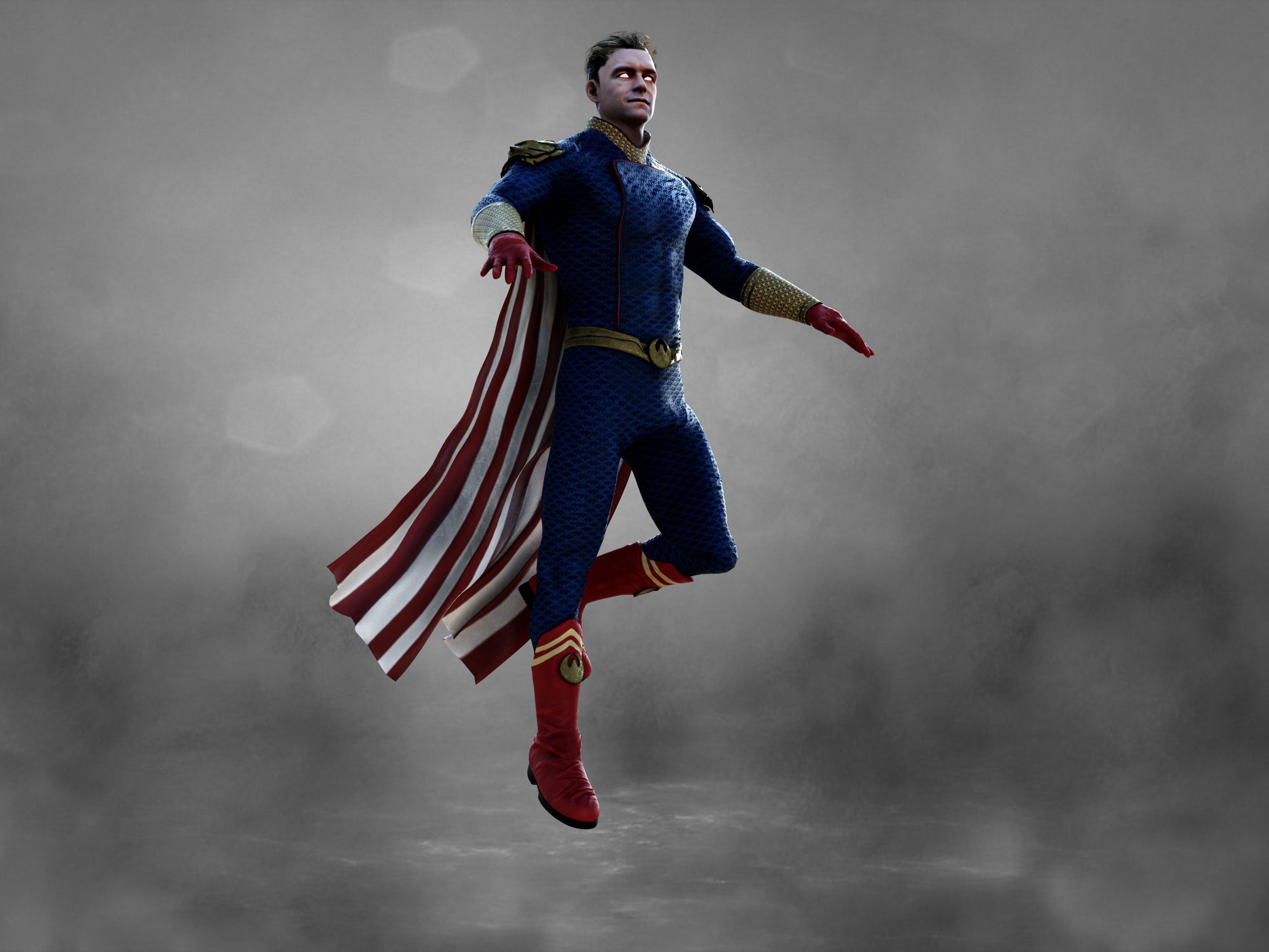 3D model Homelander VR / AR / low-poly rigged | CGTrader