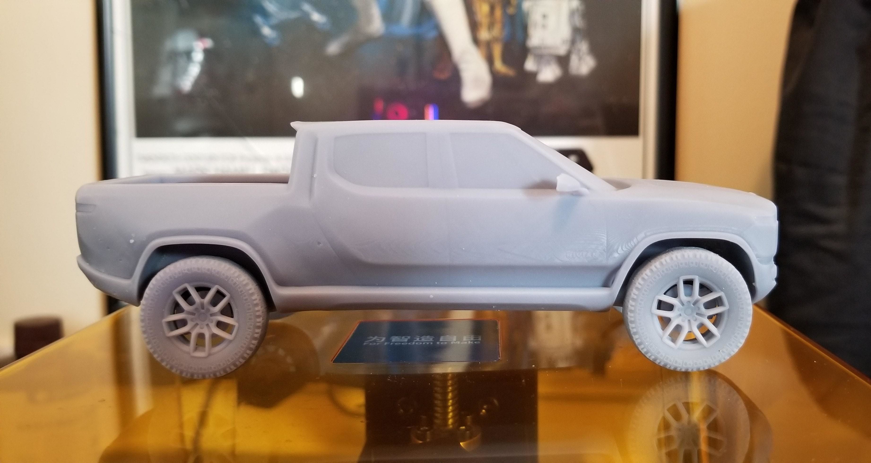Rivian R1T STL 3D print Model 3D model 3D printable | CGTrader