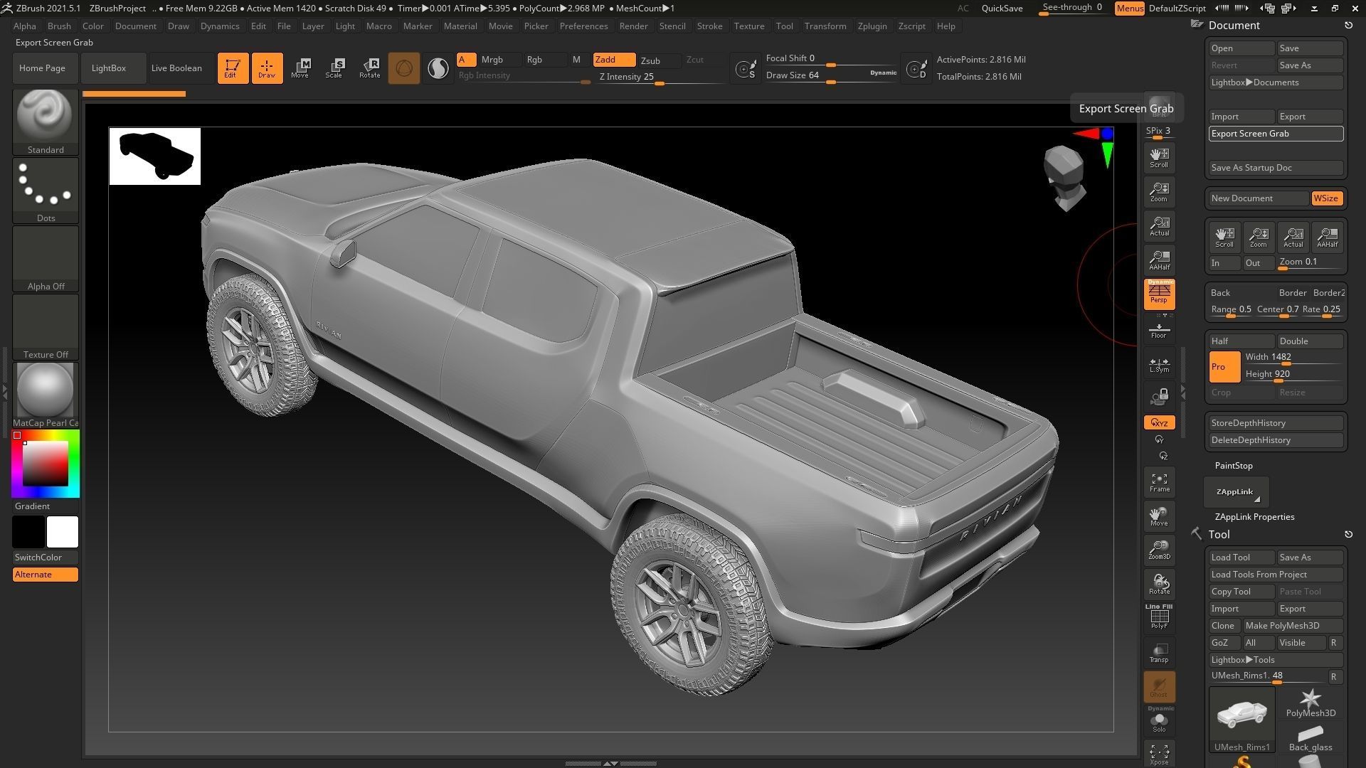 Rivian R1T STL 3D print Model 3D model 3D printable | CGTrader