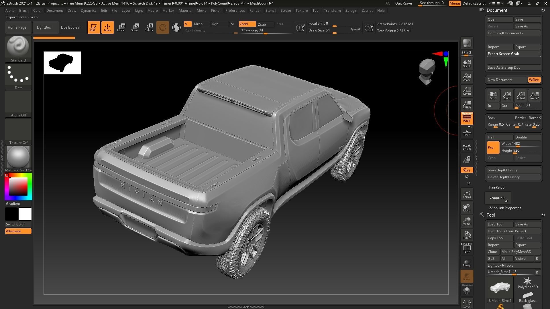 Rivian R1T STL 3D print Model 3D model 3D printable | CGTrader