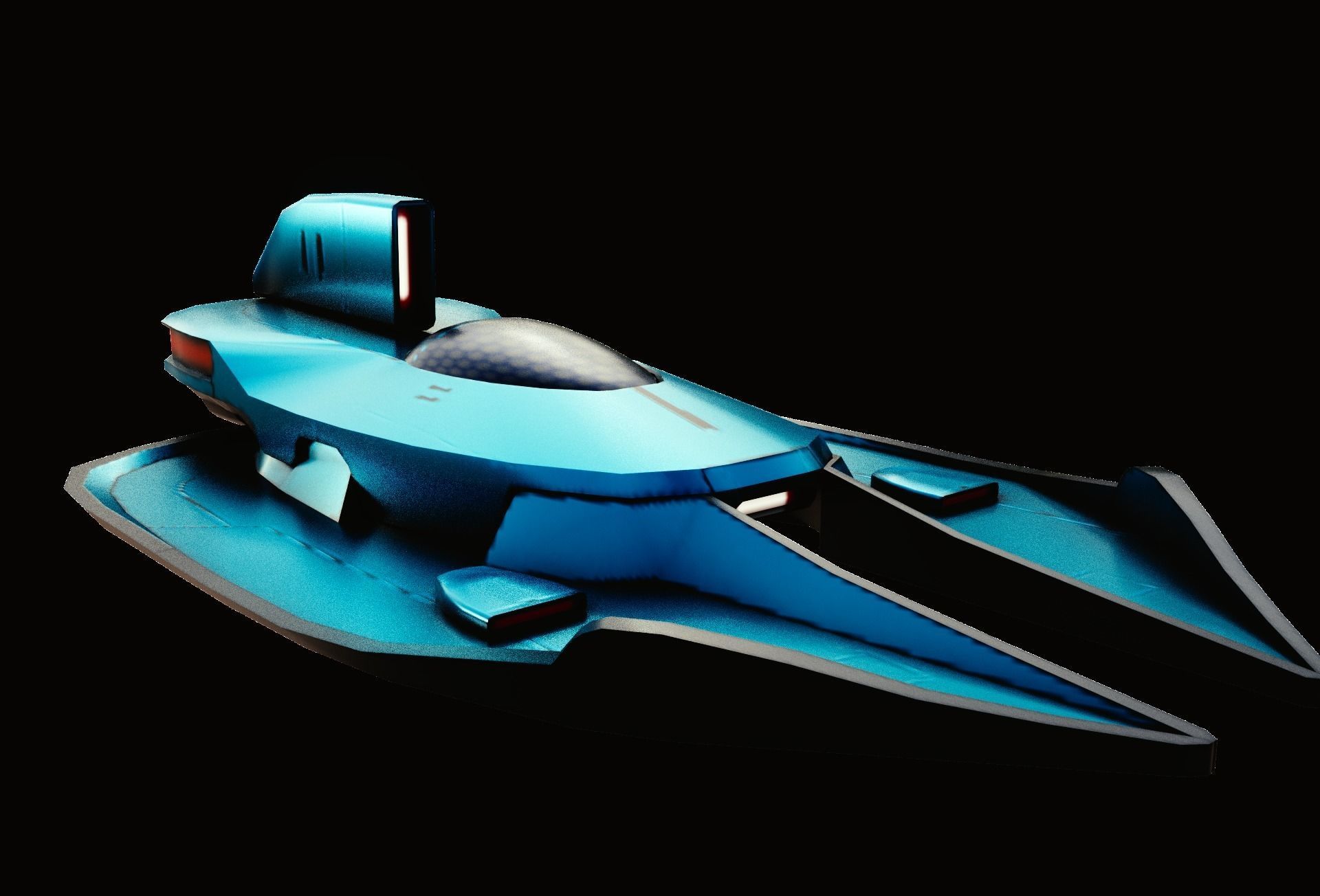 Spaceship phase 3D model | CGTrader