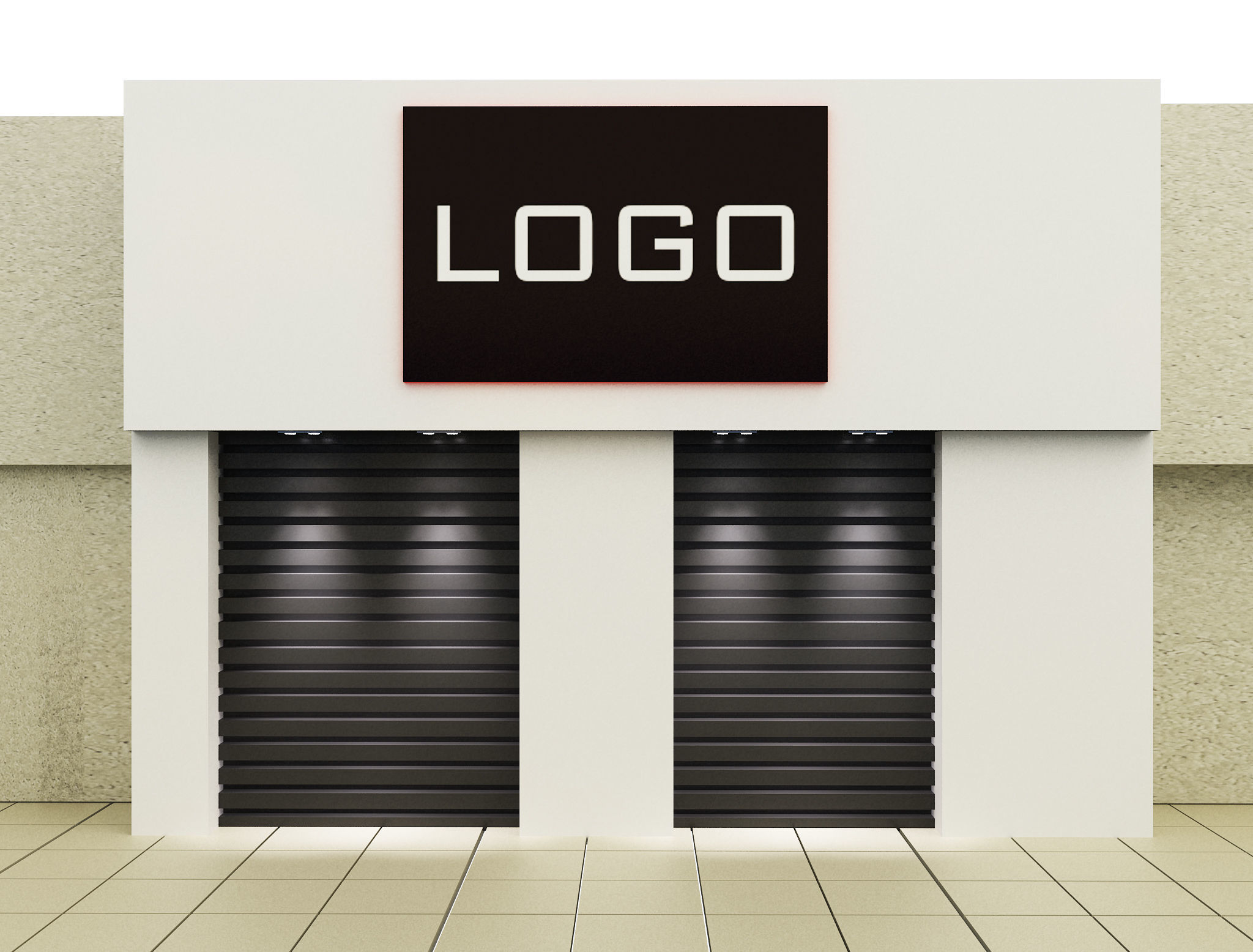 Car service entrance logo sign a615g 3D model | CGTrader