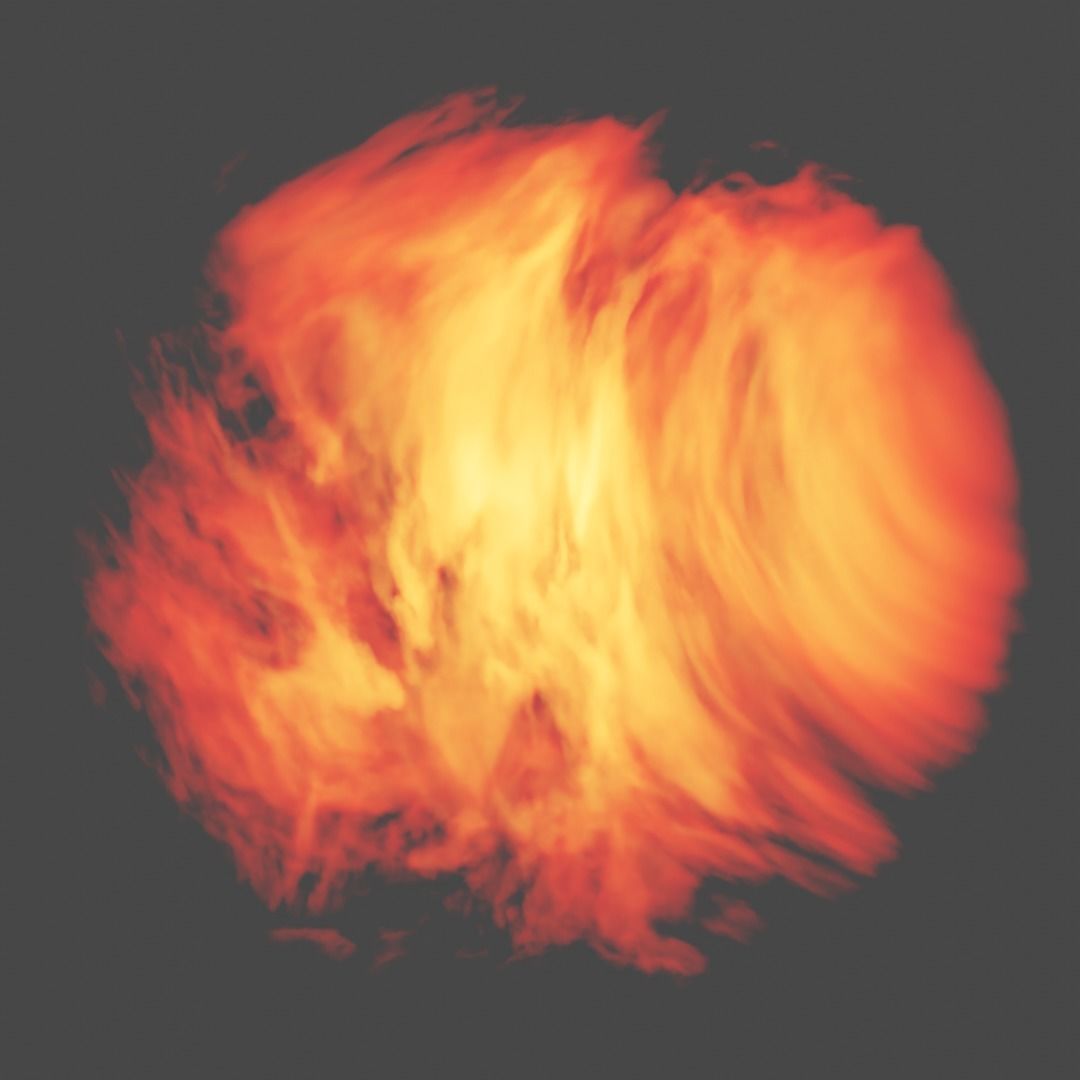 Procedural Flame Blender Texture animated | CGTrader