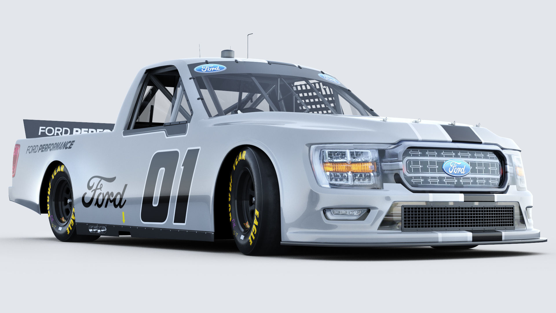 Ford F 150 Nascar Trucks 2022 Update template 3D model | CGTrader