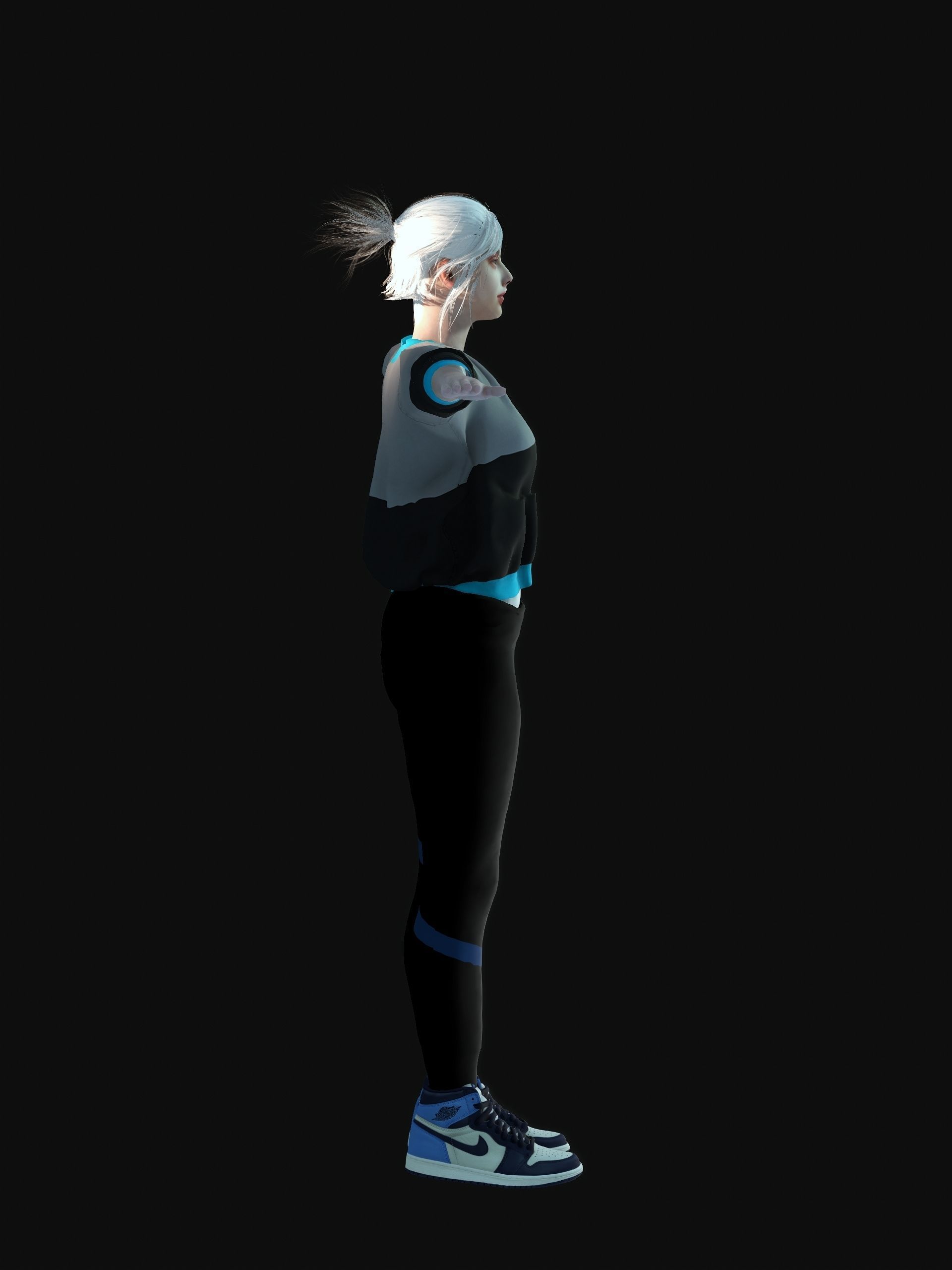 VALORANT - Jett Casual 3D model animated rigged | CGTrader