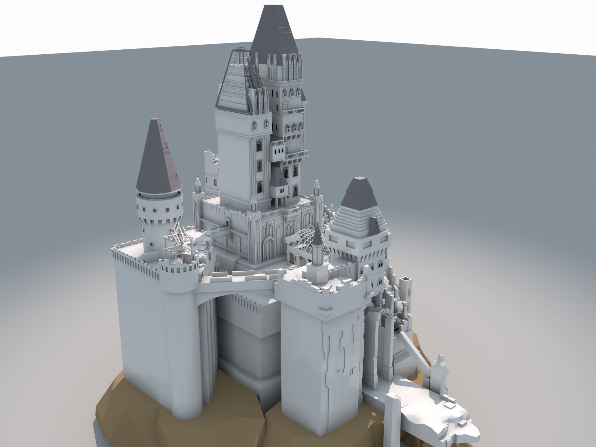 Castle Ruins 3D model | CGTrader