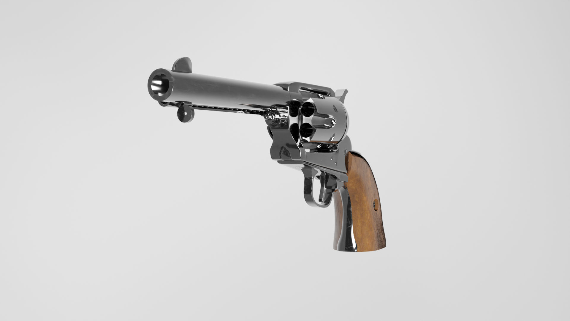 Colt Single Action Army 44 3D model | CGTrader