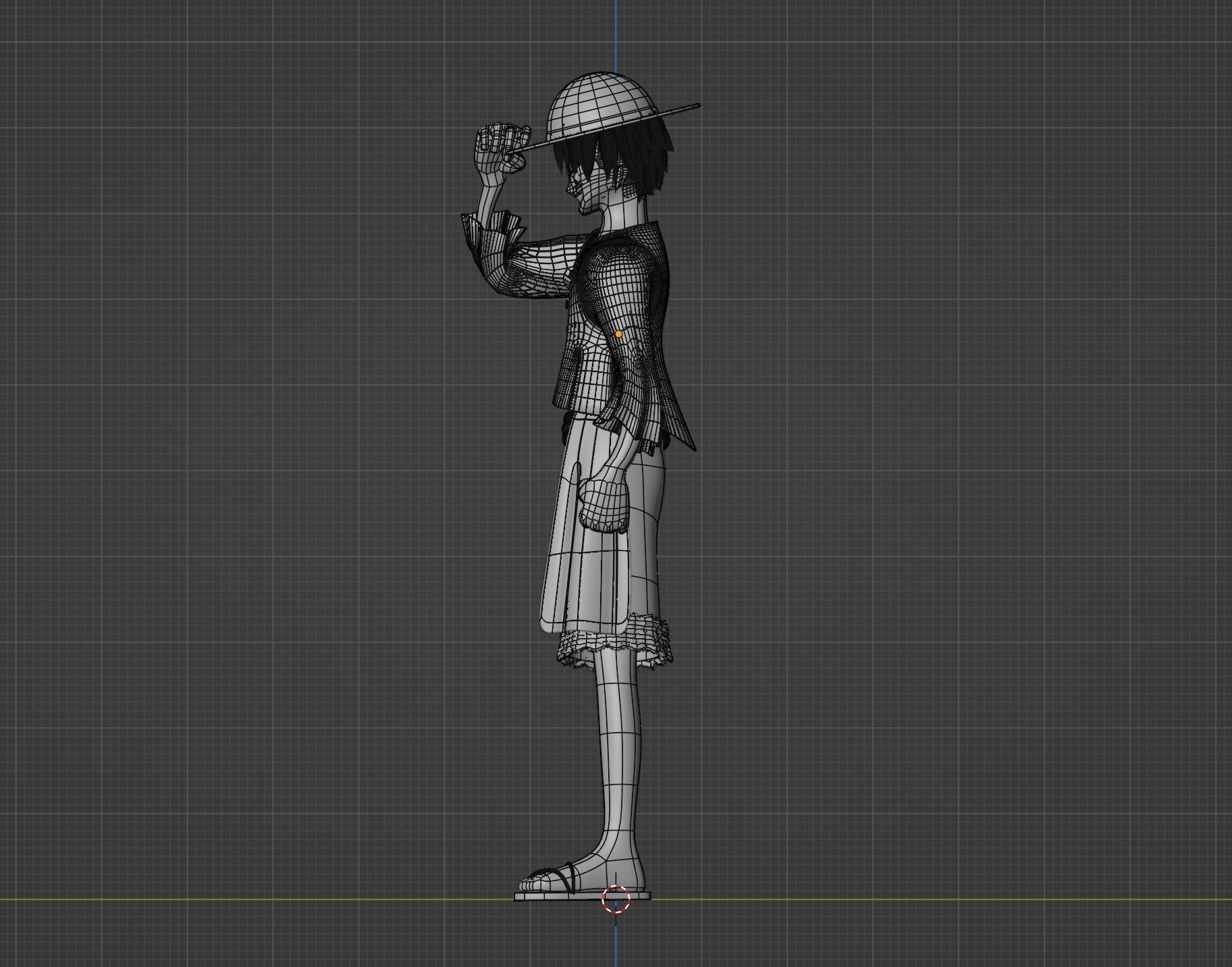 Monkey D Luffy 3D Model 3D model rigged | CGTrader