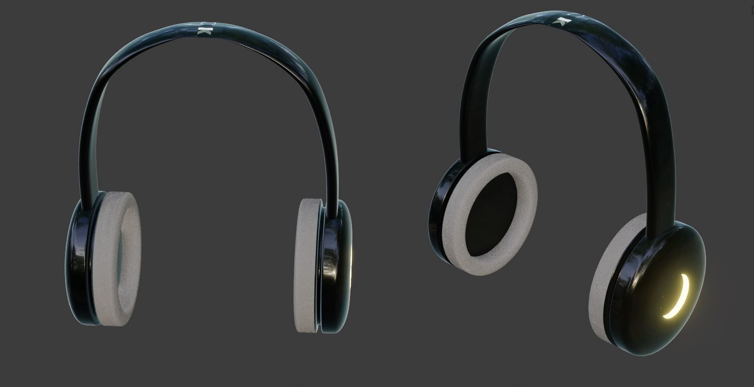 Headphones 3D Model in blender 3D model | CGTrader