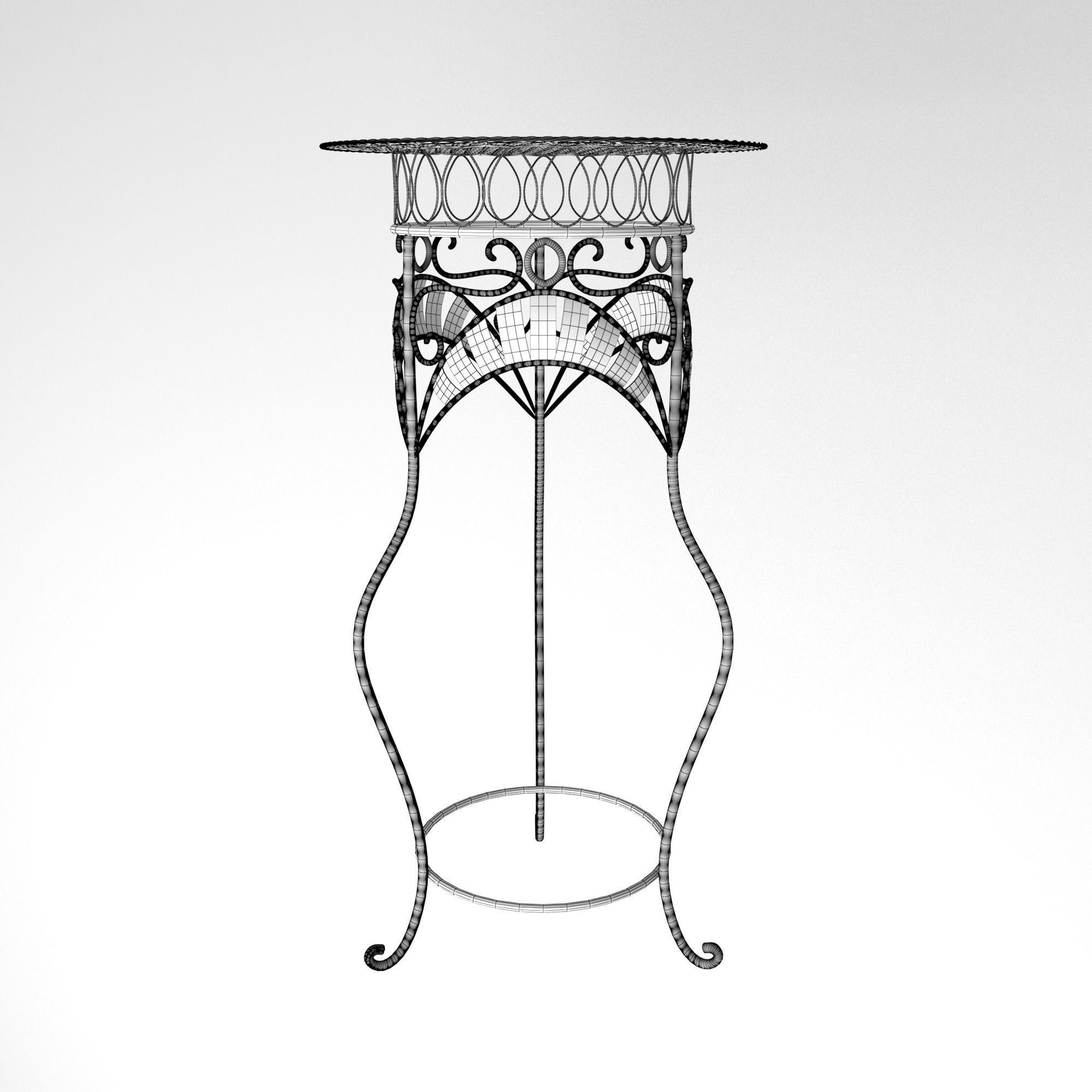 Classic high table 3D model | CGTrader