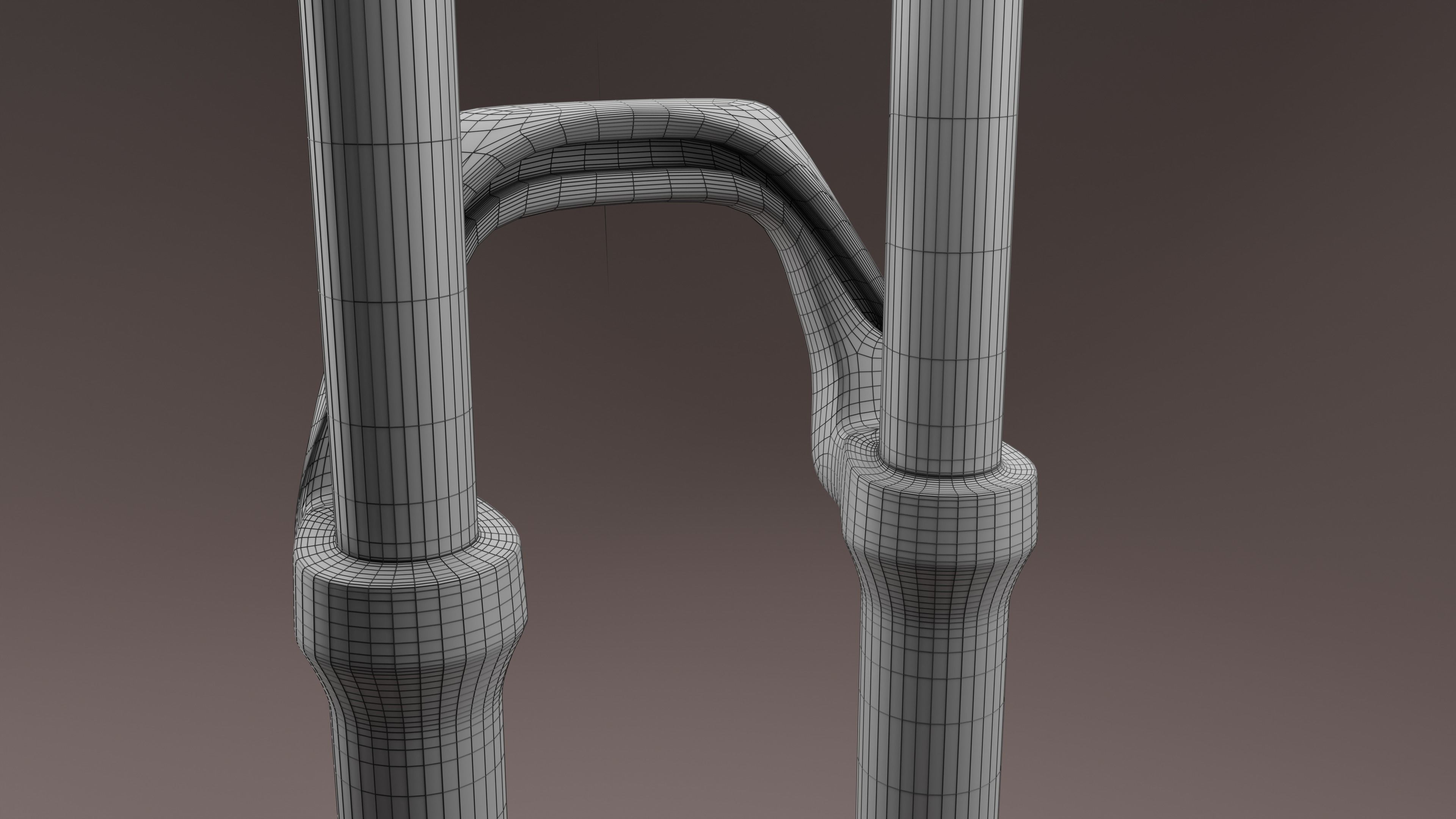 MTB forks 3D model | CGTrader