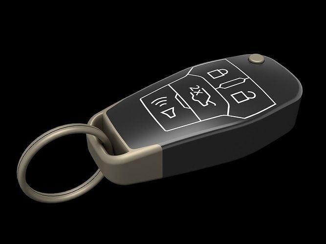 Smart Car Keys 3D model | CGTrader